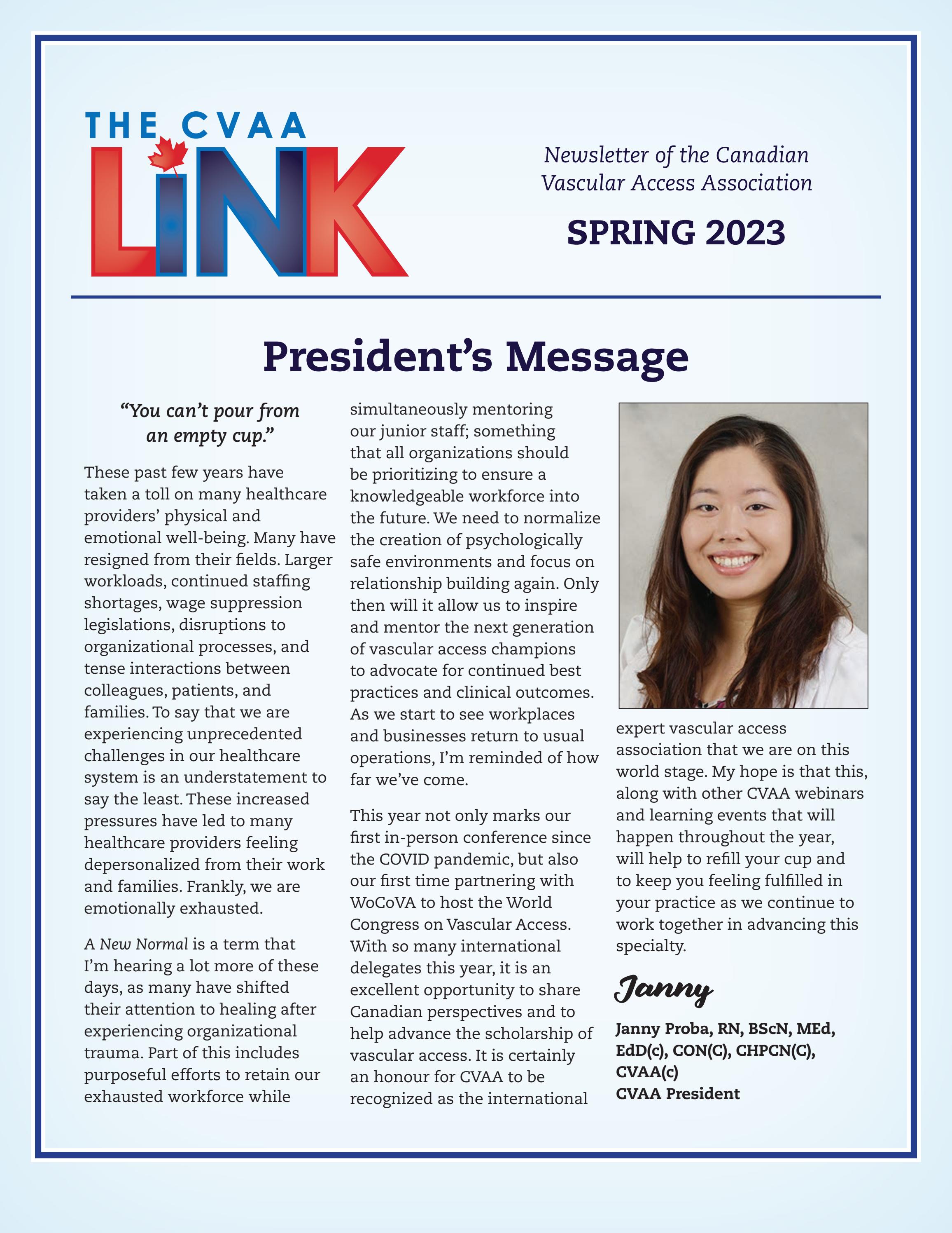 The CVAA Link: Spring 2023 by CVAA - Issuu