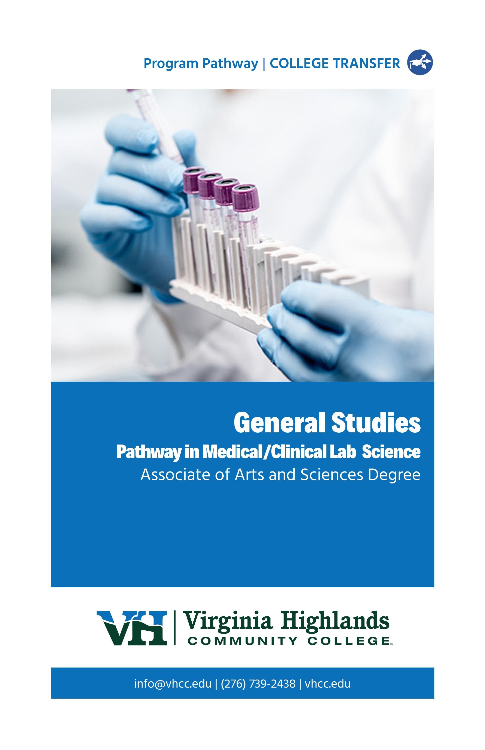 General Studies - Pathway in Medical/Clinical Lab Science | VHCC by ...