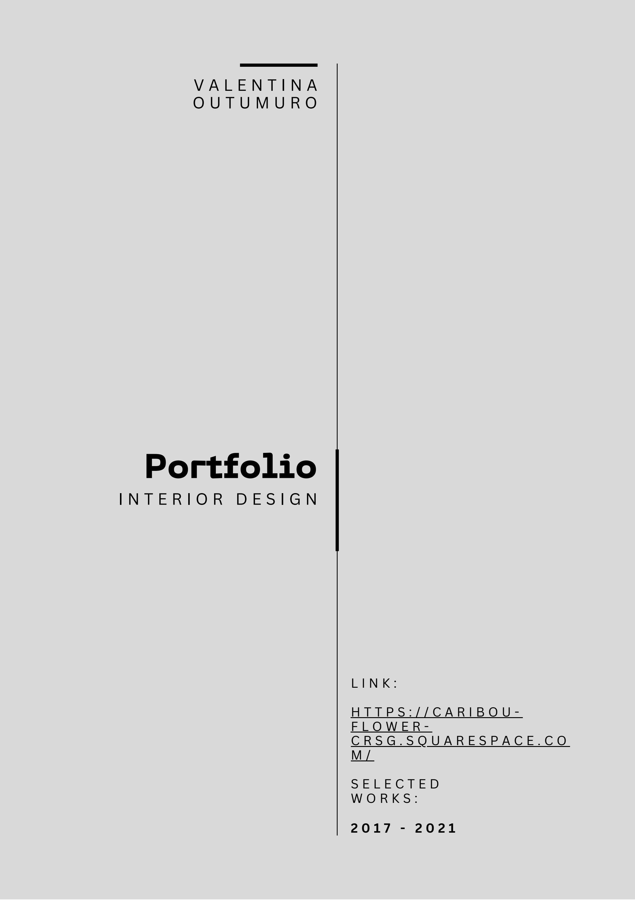 Gray and Black Simple Portfolio Cover Document by Valentina O - Issuu