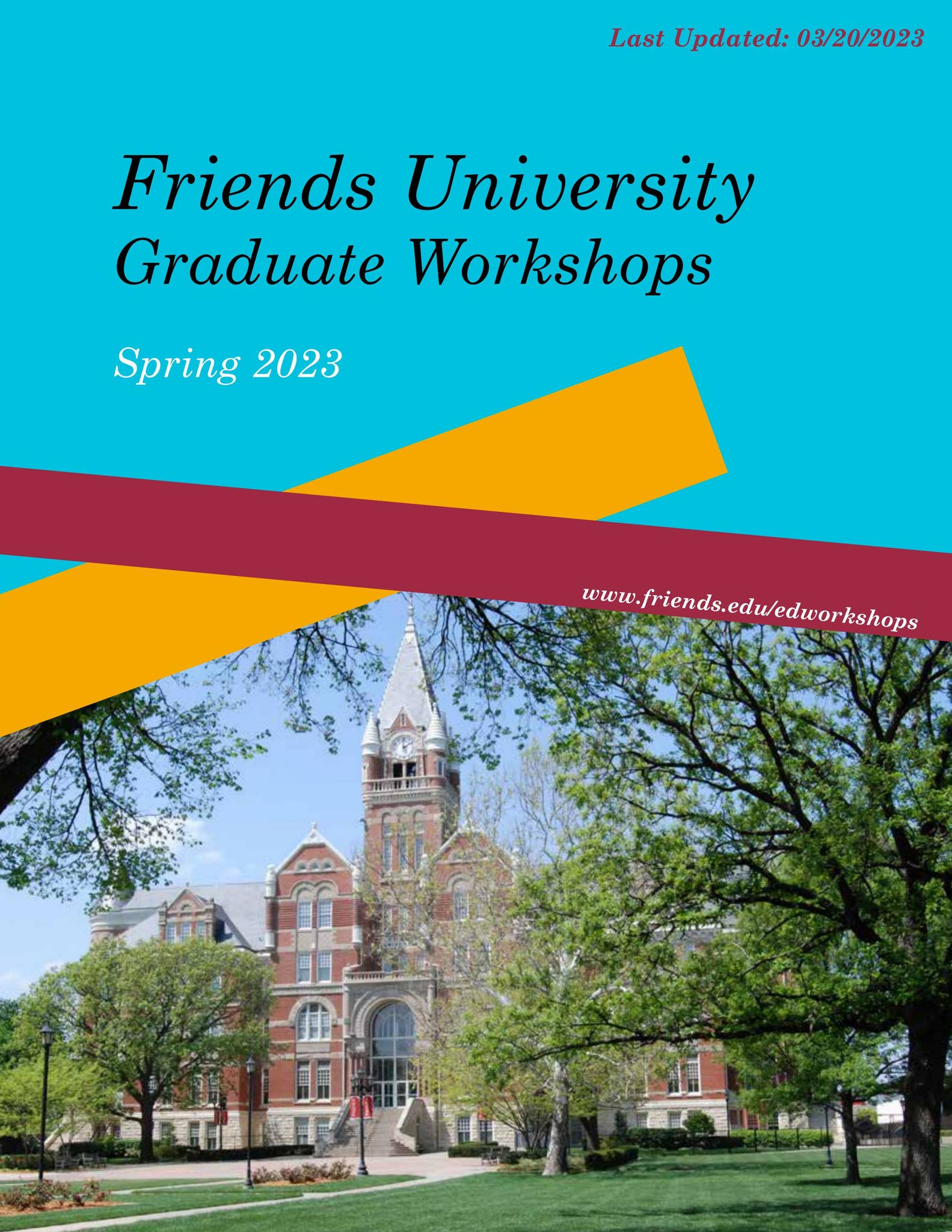 Friends University Graduate Workshops Spring 2023 by Friends University ...