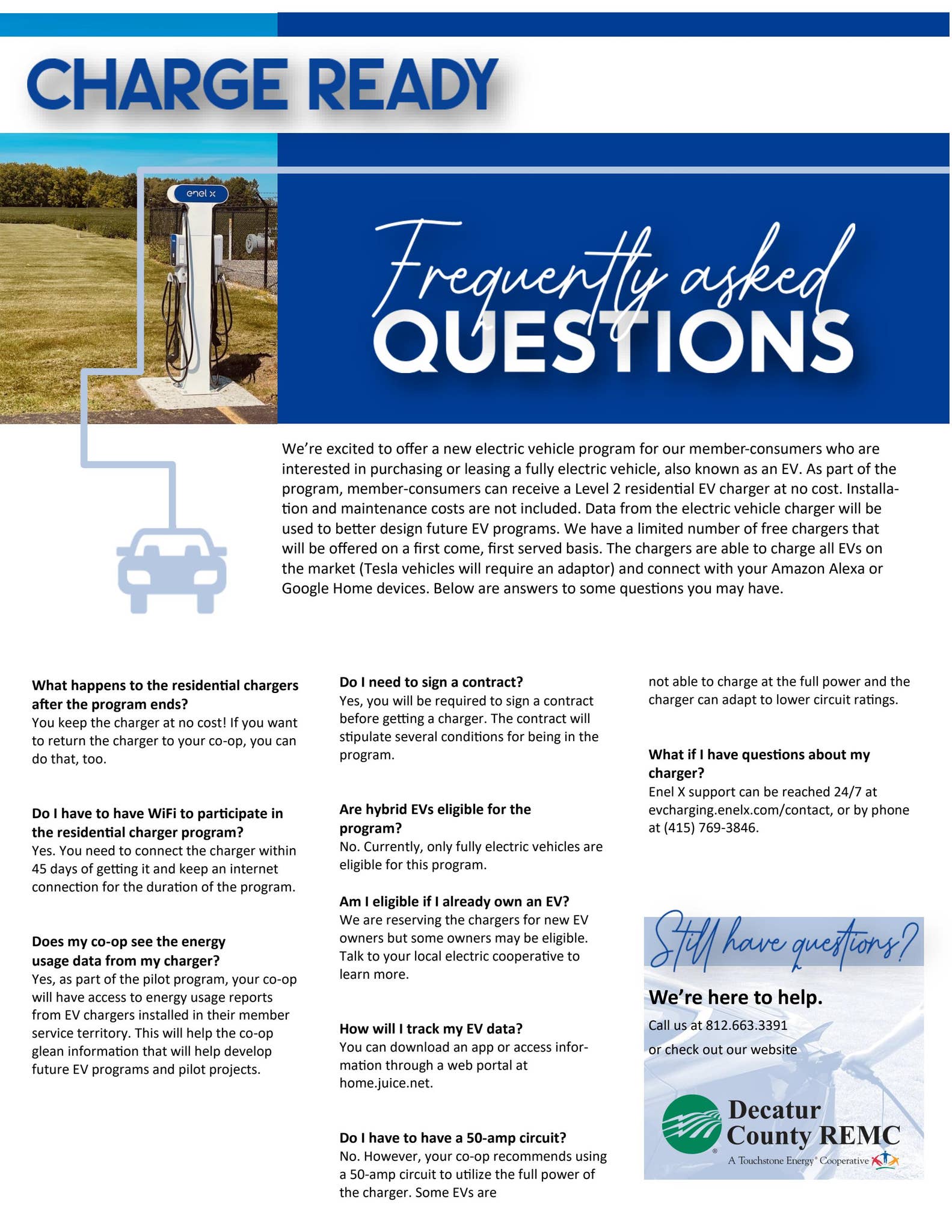 Decatur County REMC Charge Ready EV Program Details by Inside ...