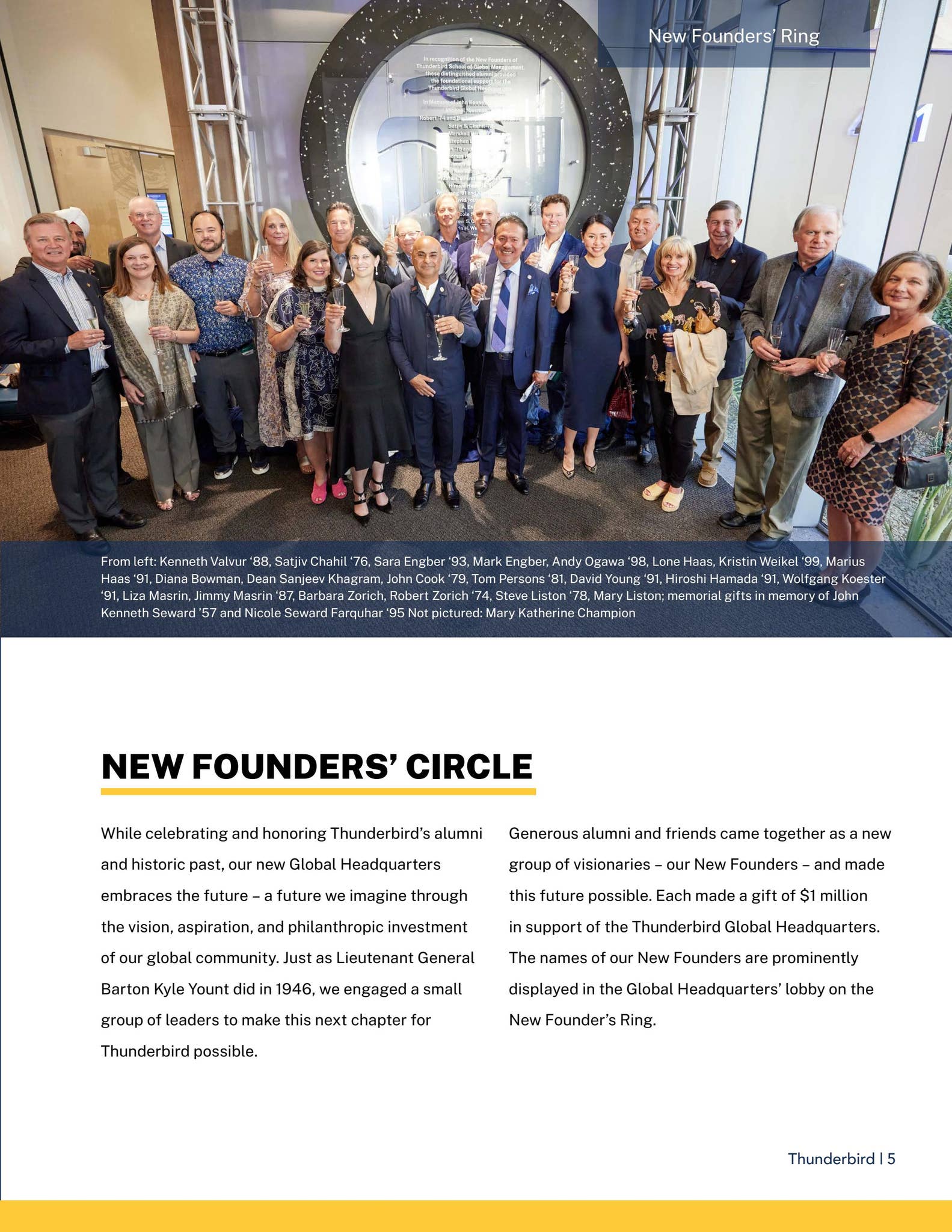 Thunderbird School of Global Management - Naming Opportunities Brochure ...