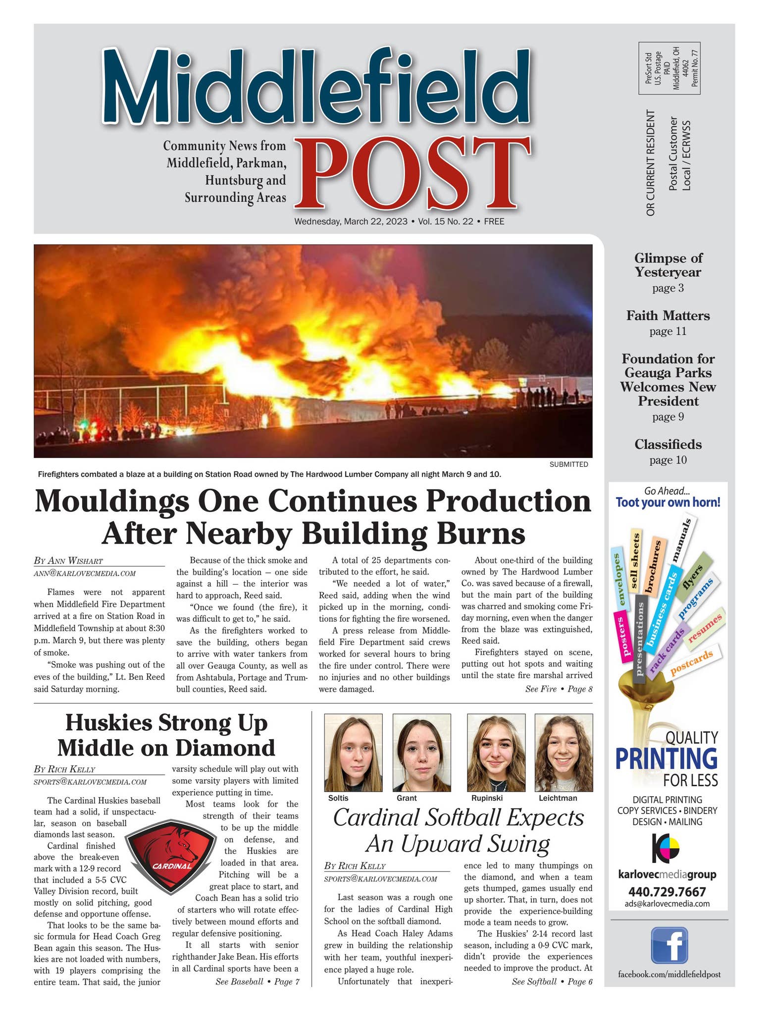 Middlefield Post 3-22-2023 by Geauga County Maple Leaf - Issuu