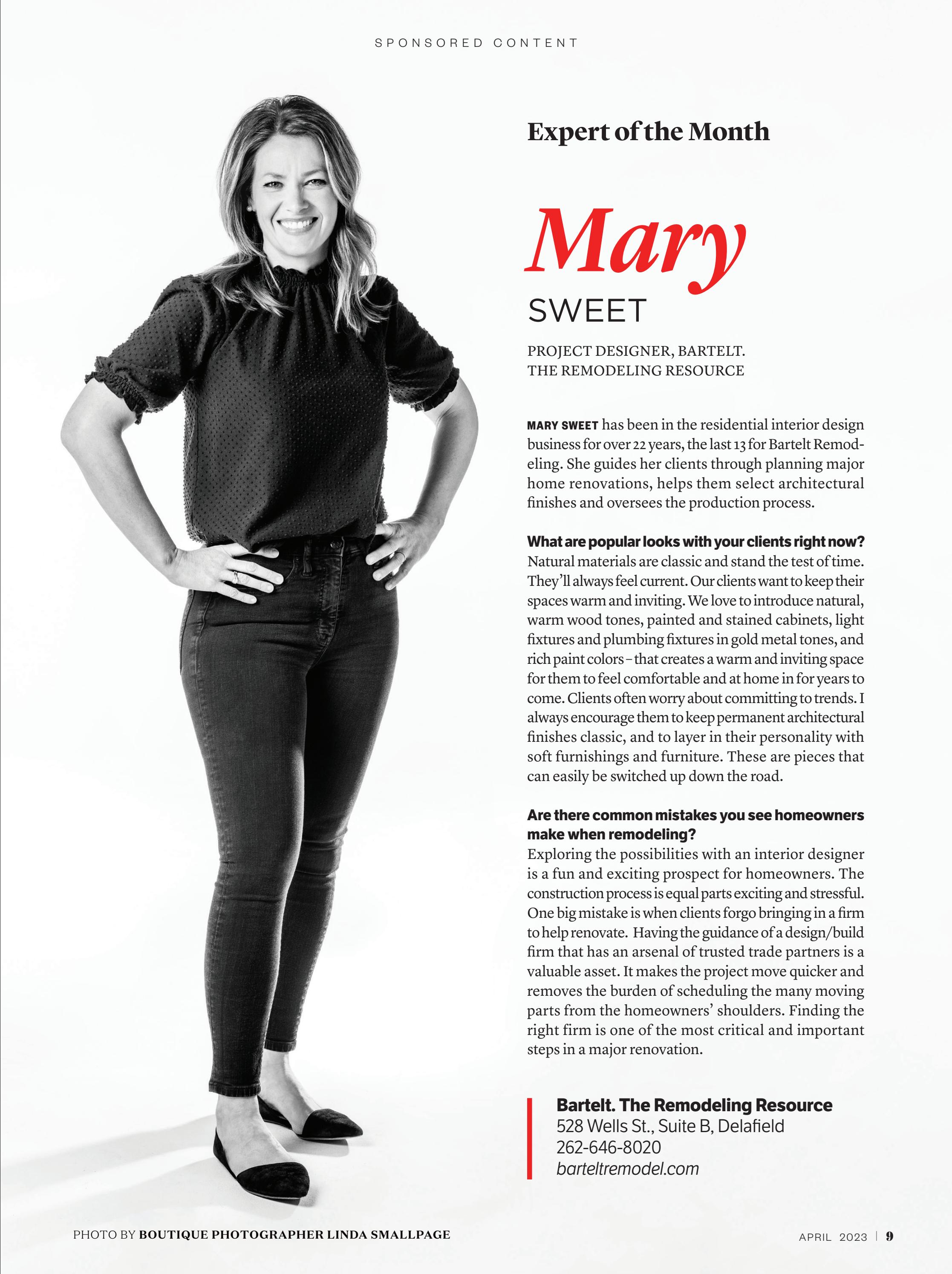 Milwaukee Magazine | Expert of the Month Mary Sweet by Milwaukee ...