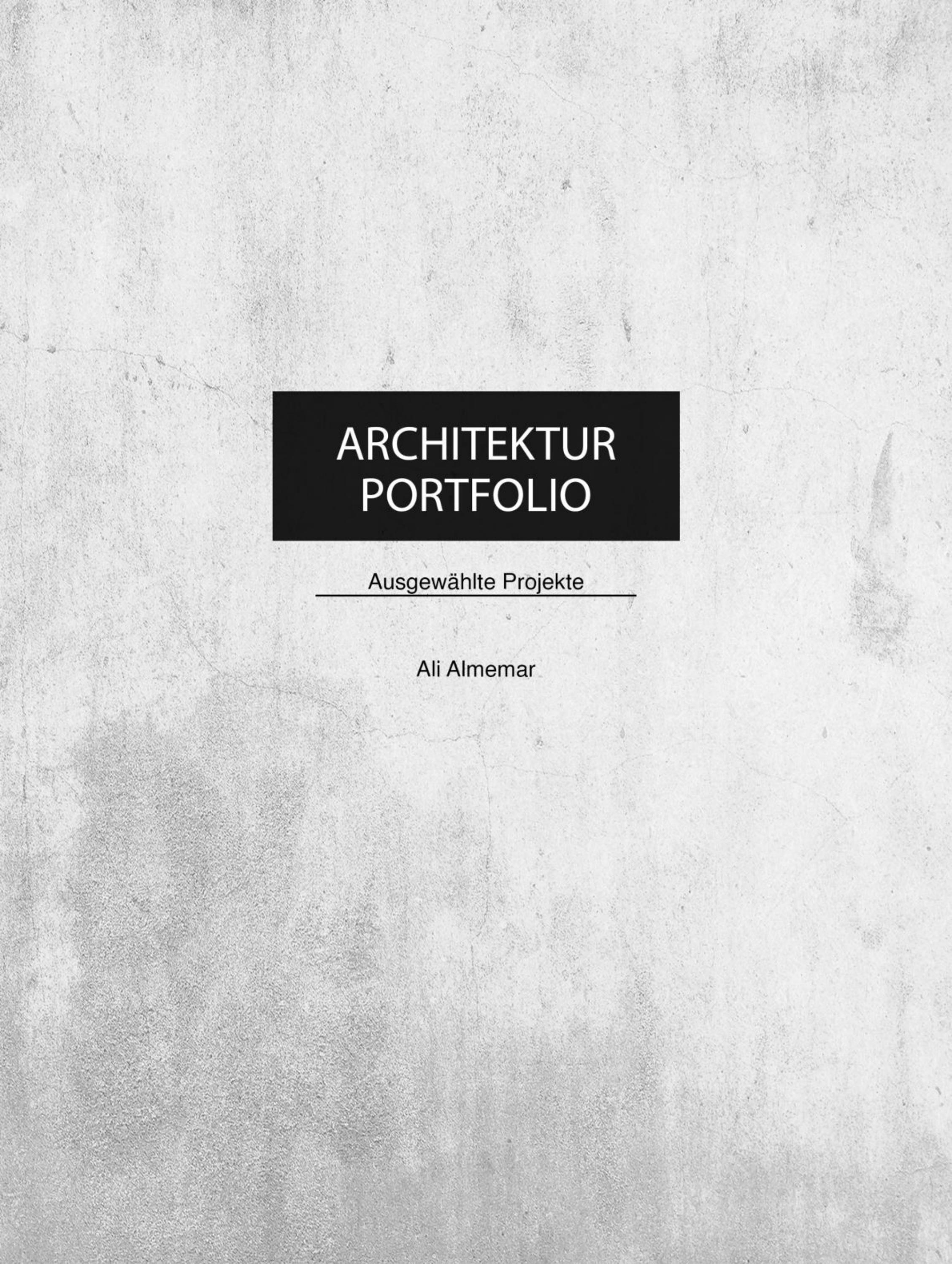 AA Architecture Student Portfolio by AlmemarAli - Issuu