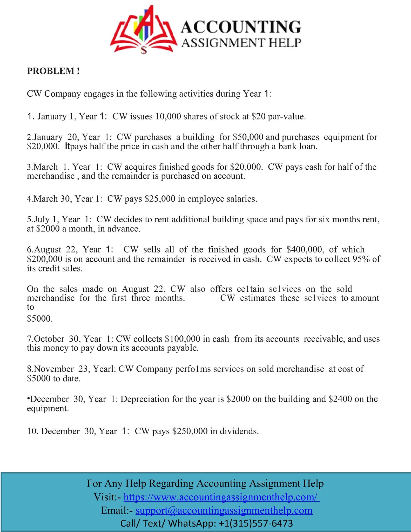 Accounting Assignment Solution By Accounting Assignment Help Issuu 9836