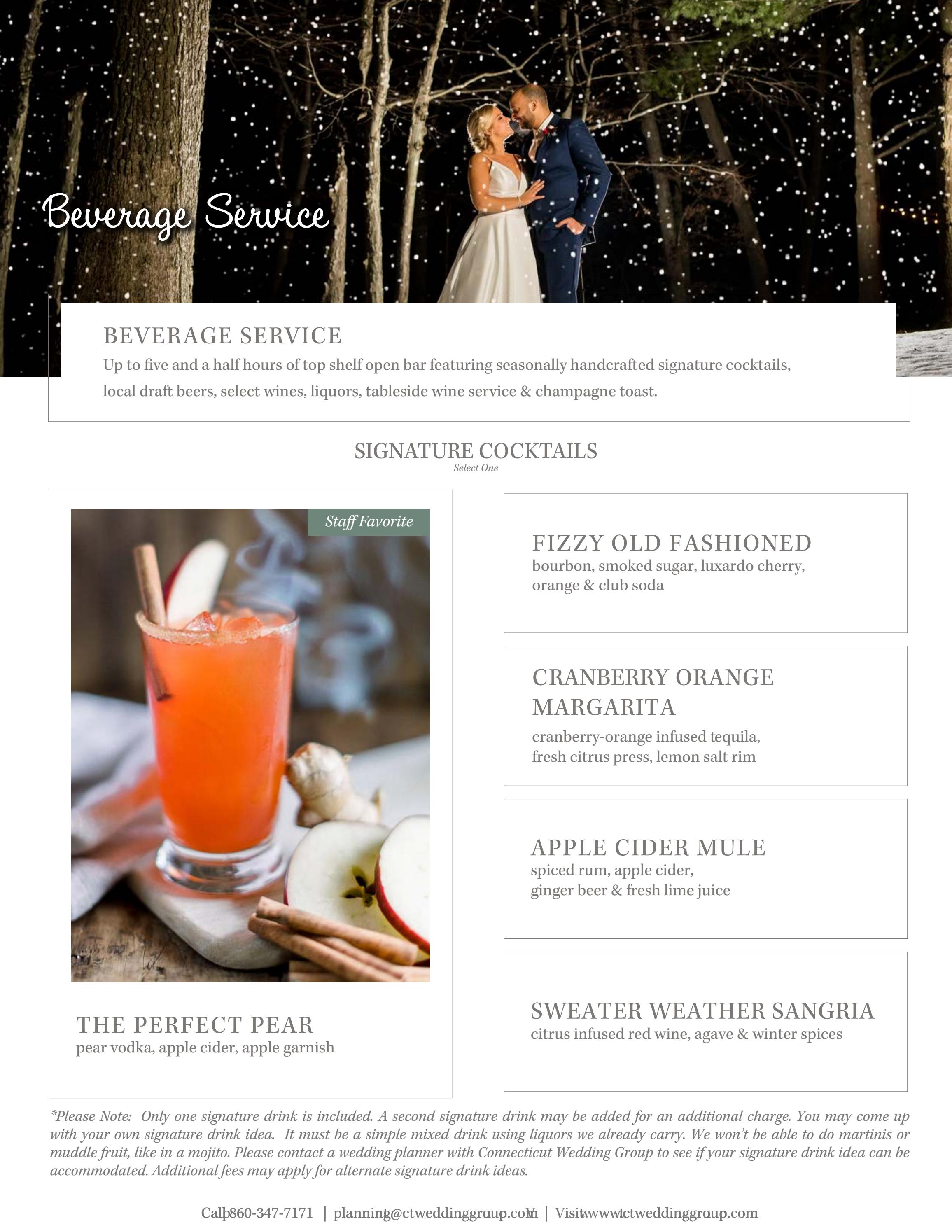 Winter Signature Drink Menu by Derek Brown - Issuu