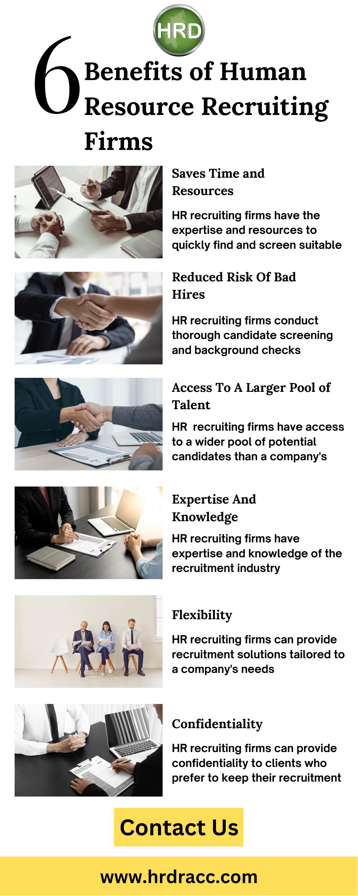 Benefits Of Human Resource Recruiting Firms By Human Resource