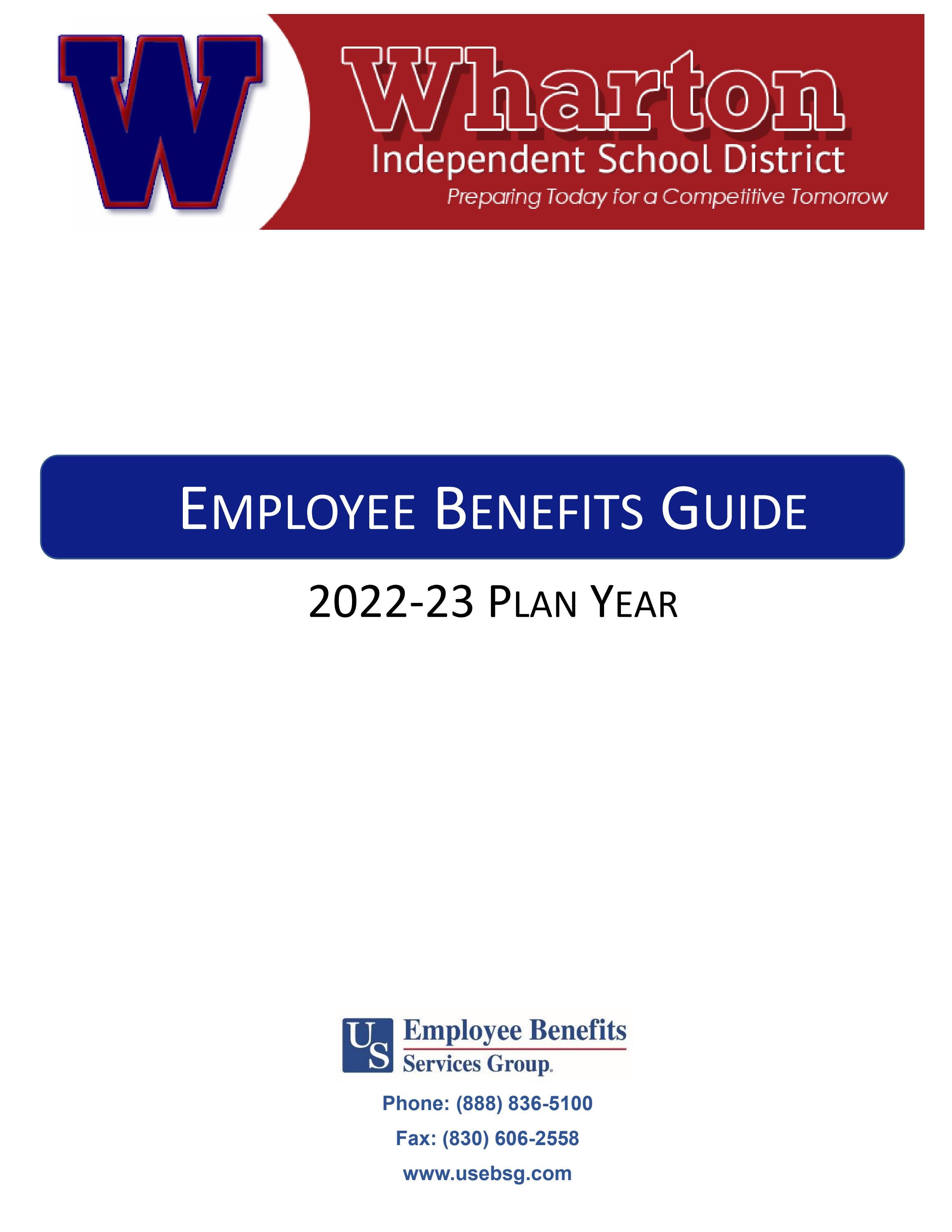 Wharton Independent School District Benefits Guide by Riata245 - Issuu
