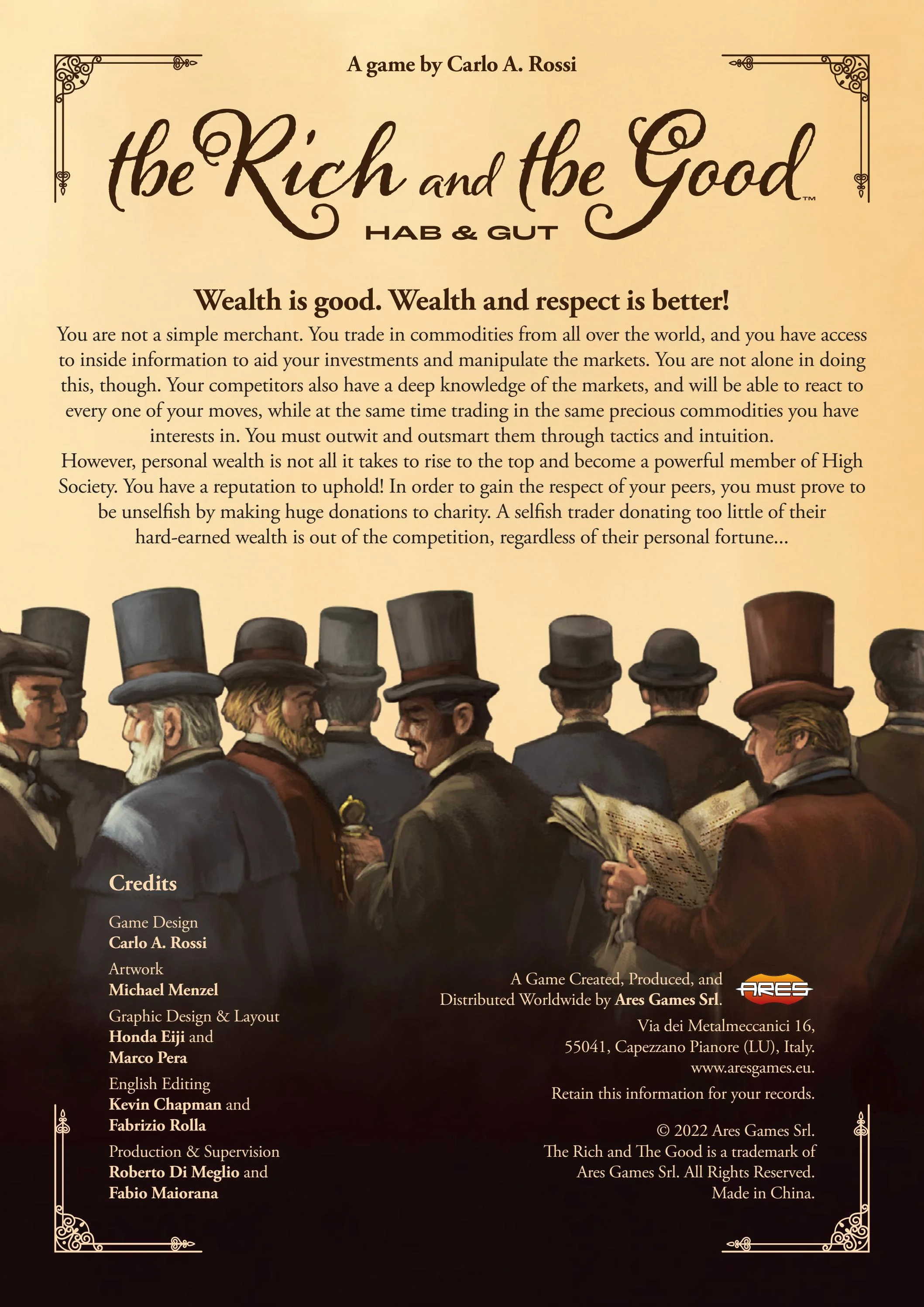 The Rich and The Good (English Rulebook) by Ares Games Srl - Issuu