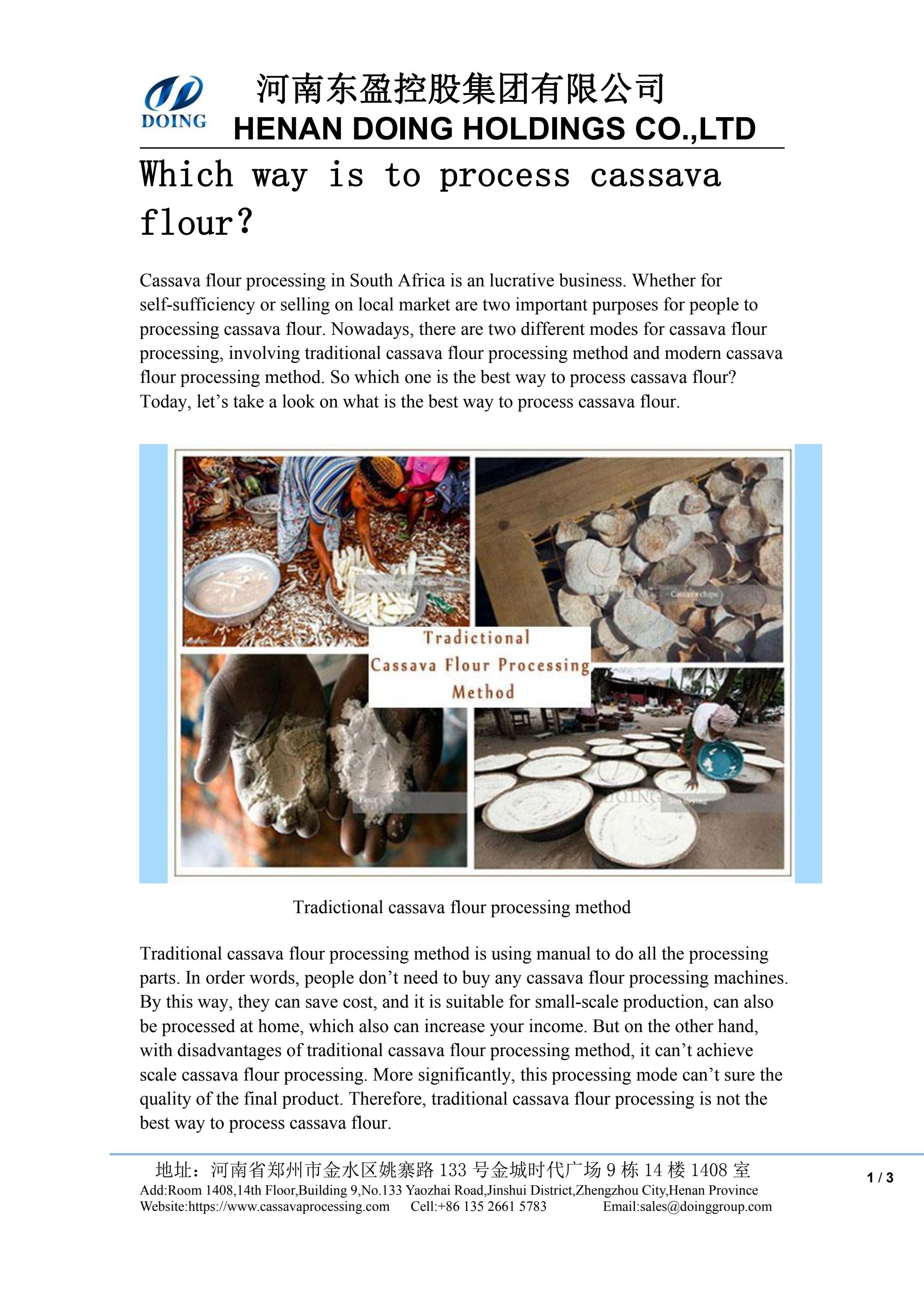How to process cassava flour? by cassava processing machine - Issuu