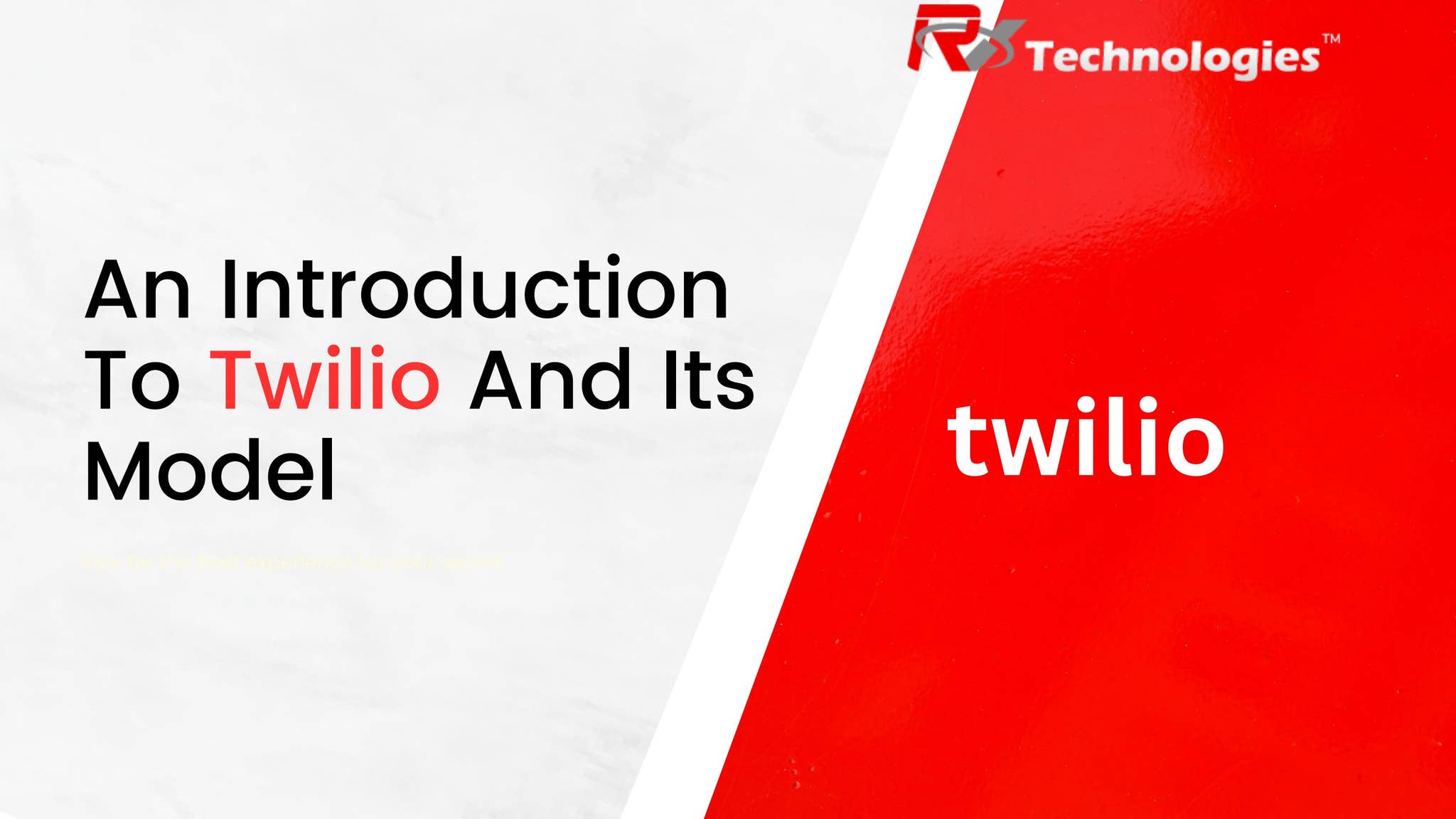 An Introduction To Twilio And Its Model by RV technologies - Issuu