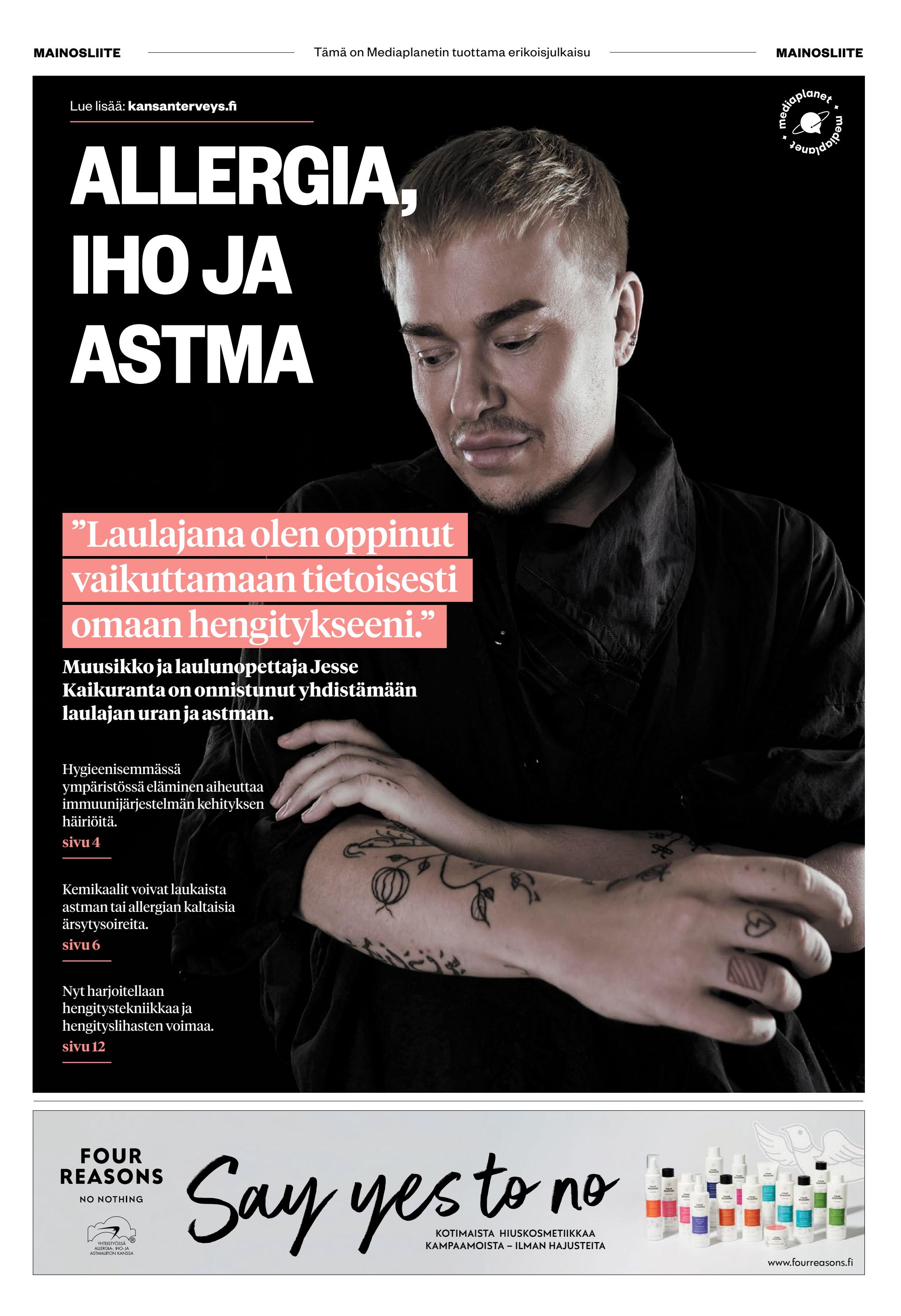 Allergia, iho ja astma 3/2023 by Mediaplanet Finland - Issuu