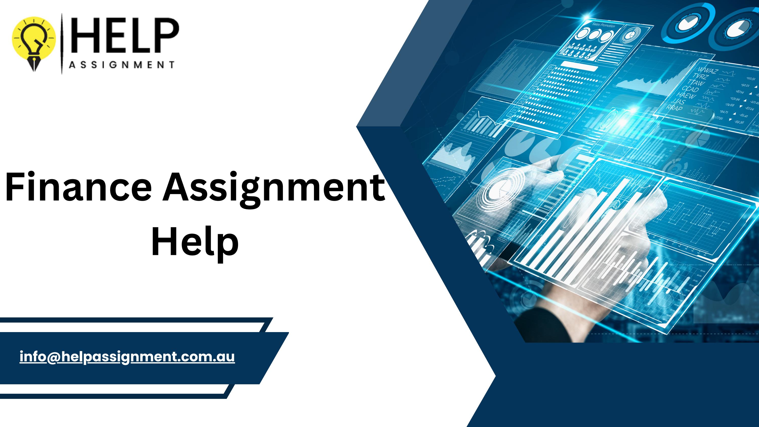 Finance Assignment Help by Adrian Butler - Issuu