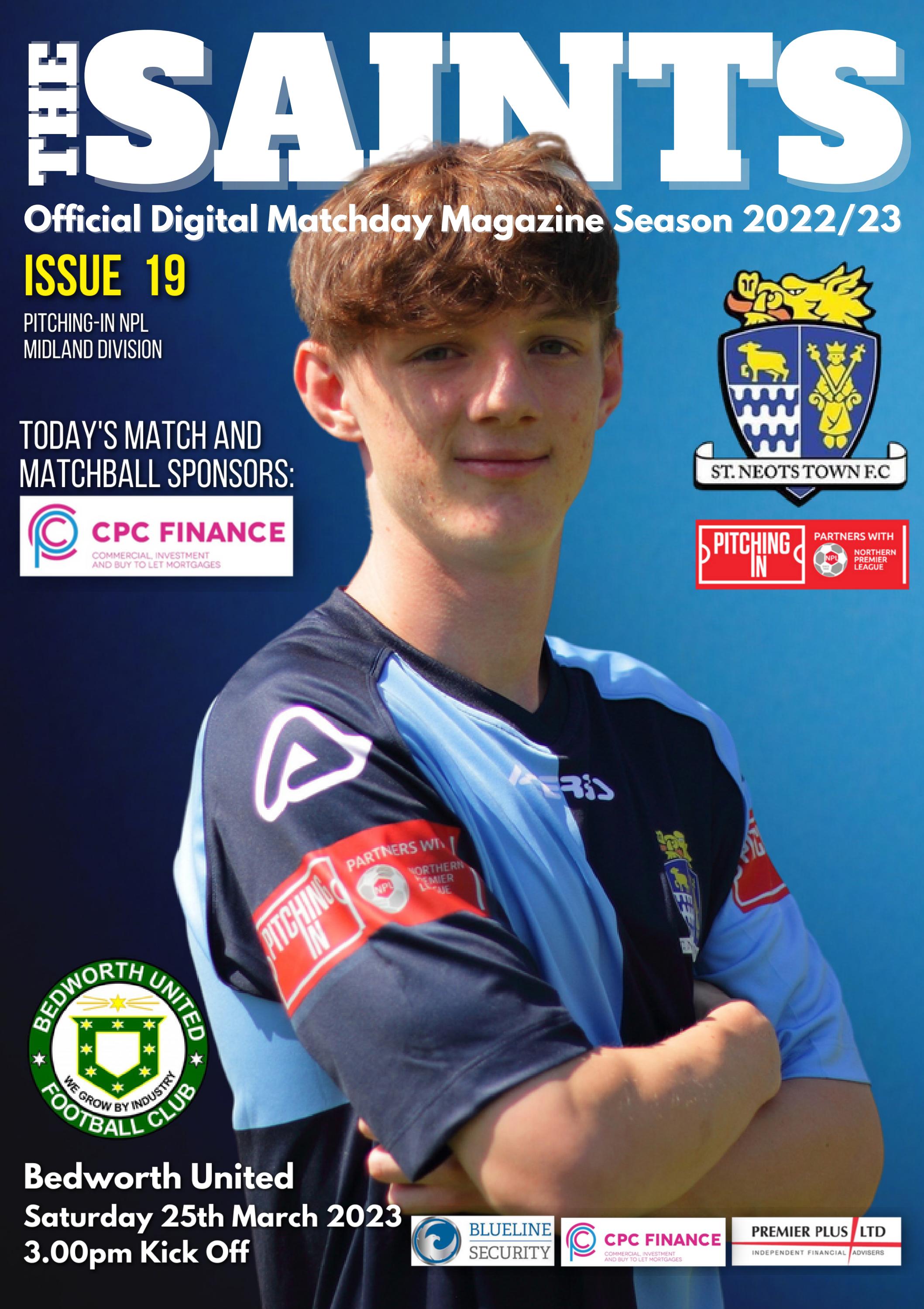 Season 2022/23 - Issue Nineteen - Bedworth United by St Neots Town Football Club - Issuu