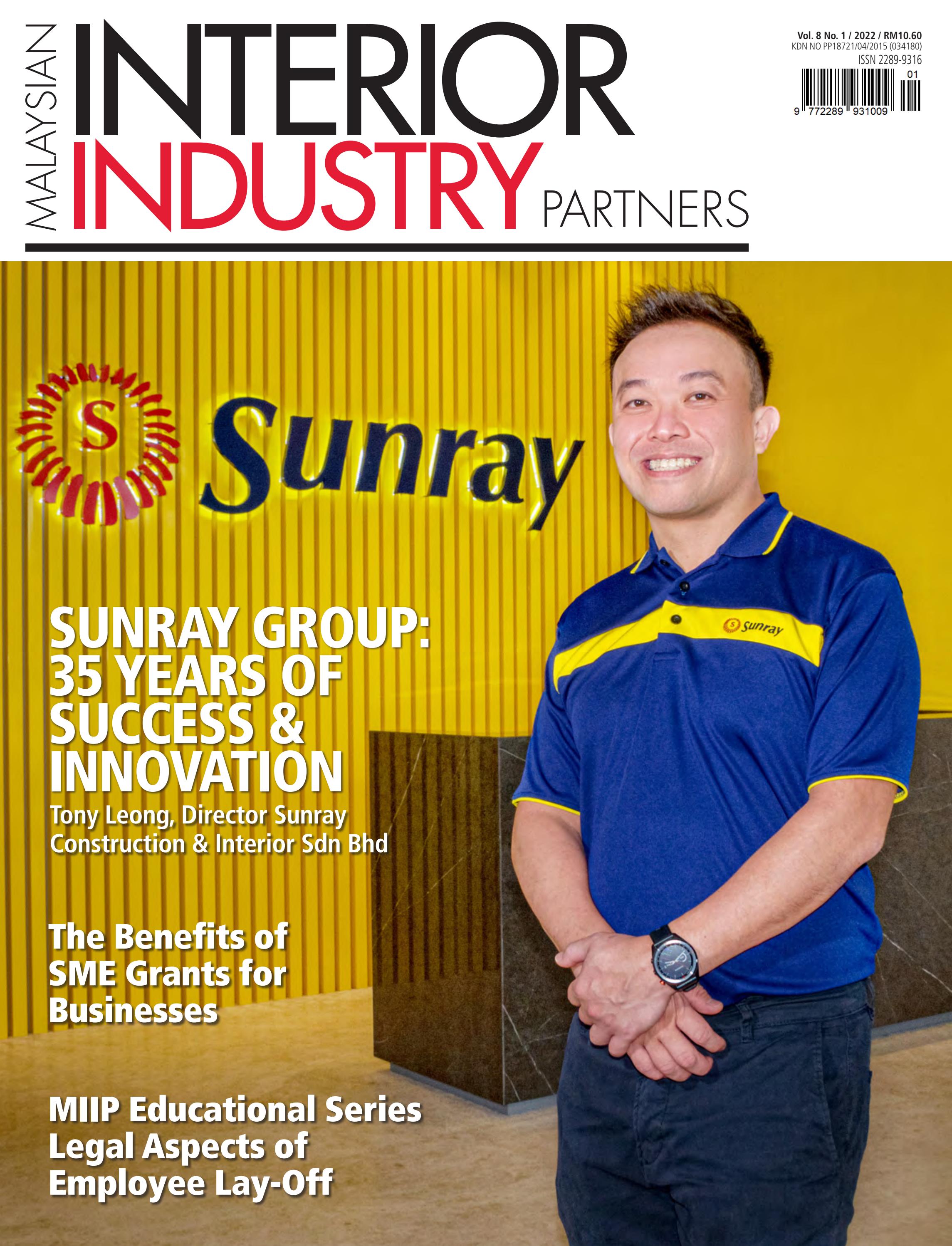 Malaysian Interior Industry Partners (MIIP) I Vol 8 No 1 2022 I Tony ...
