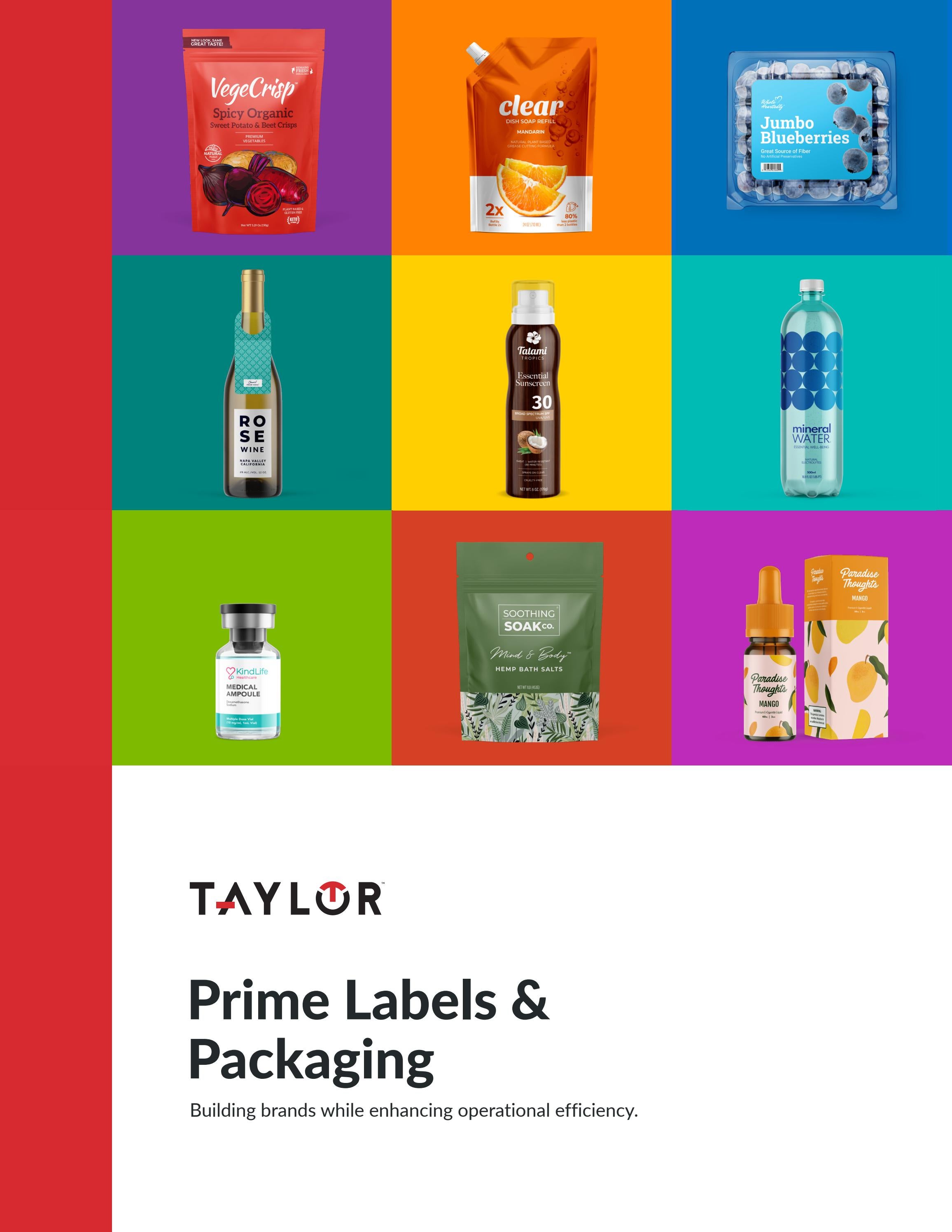 Prime Labels & Packaging Brochure by Taylor - Issuu