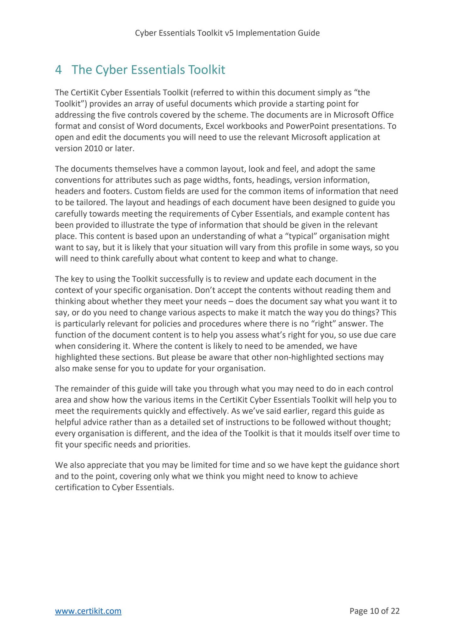 CERTIKIT Cyber Essentials Implementation Guide v5 by CertiKit Limited ...