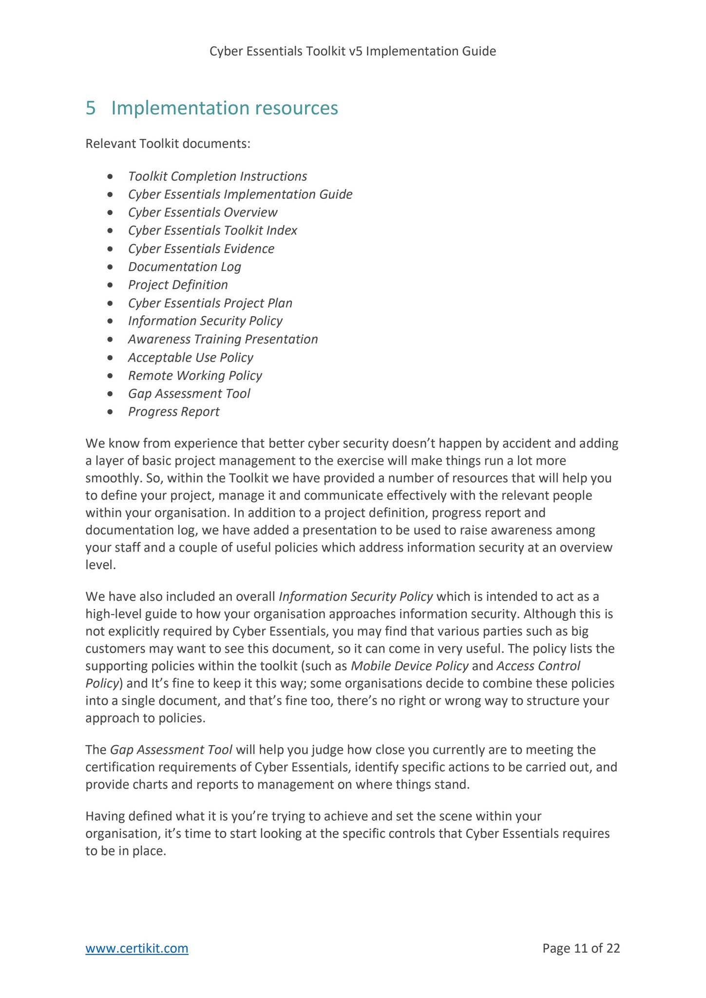 CERTIKIT Cyber Essentials Implementation Guide v5 by CertiKit Limited ...