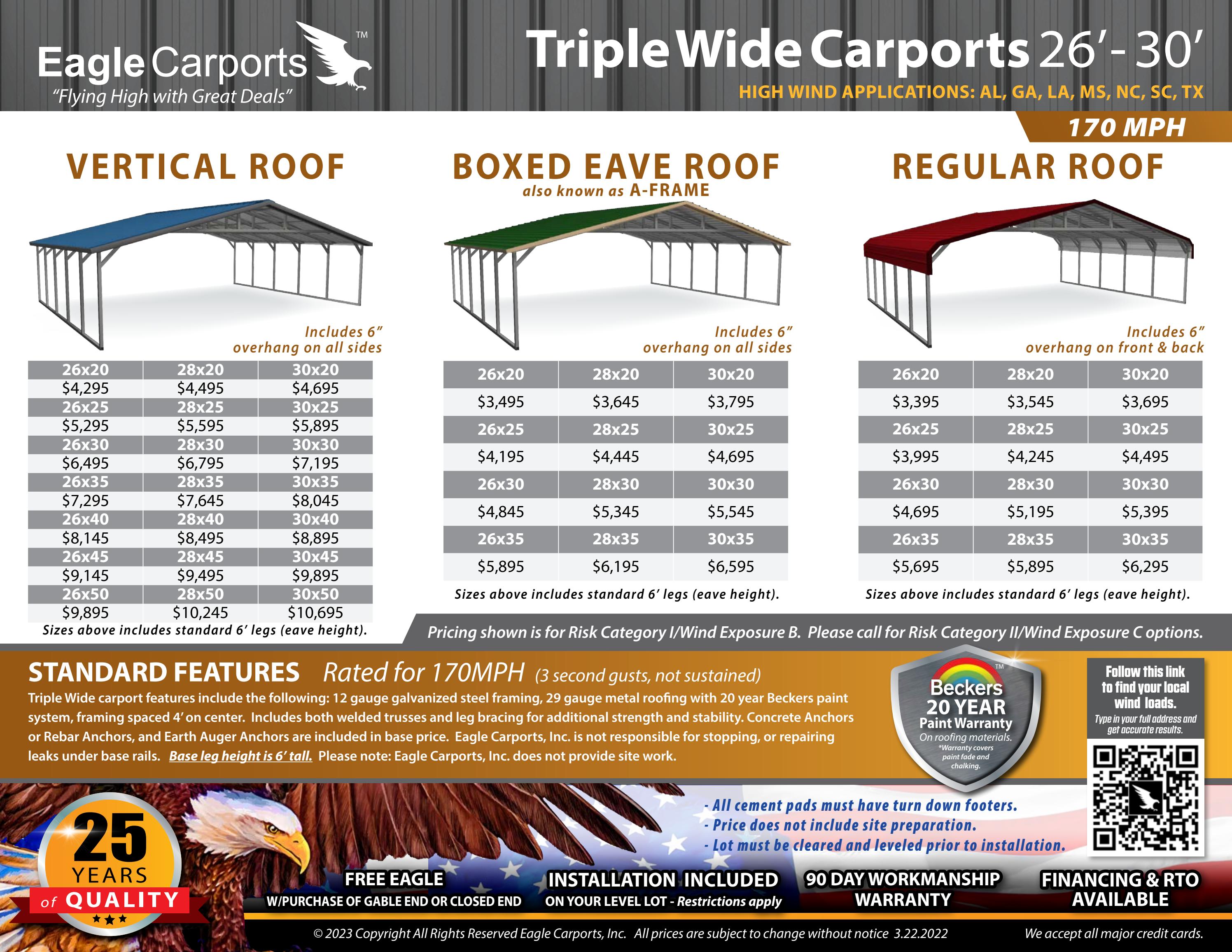 EC GOLD 170 3.23-TRI-WEB by Eagle Carports - Issuu