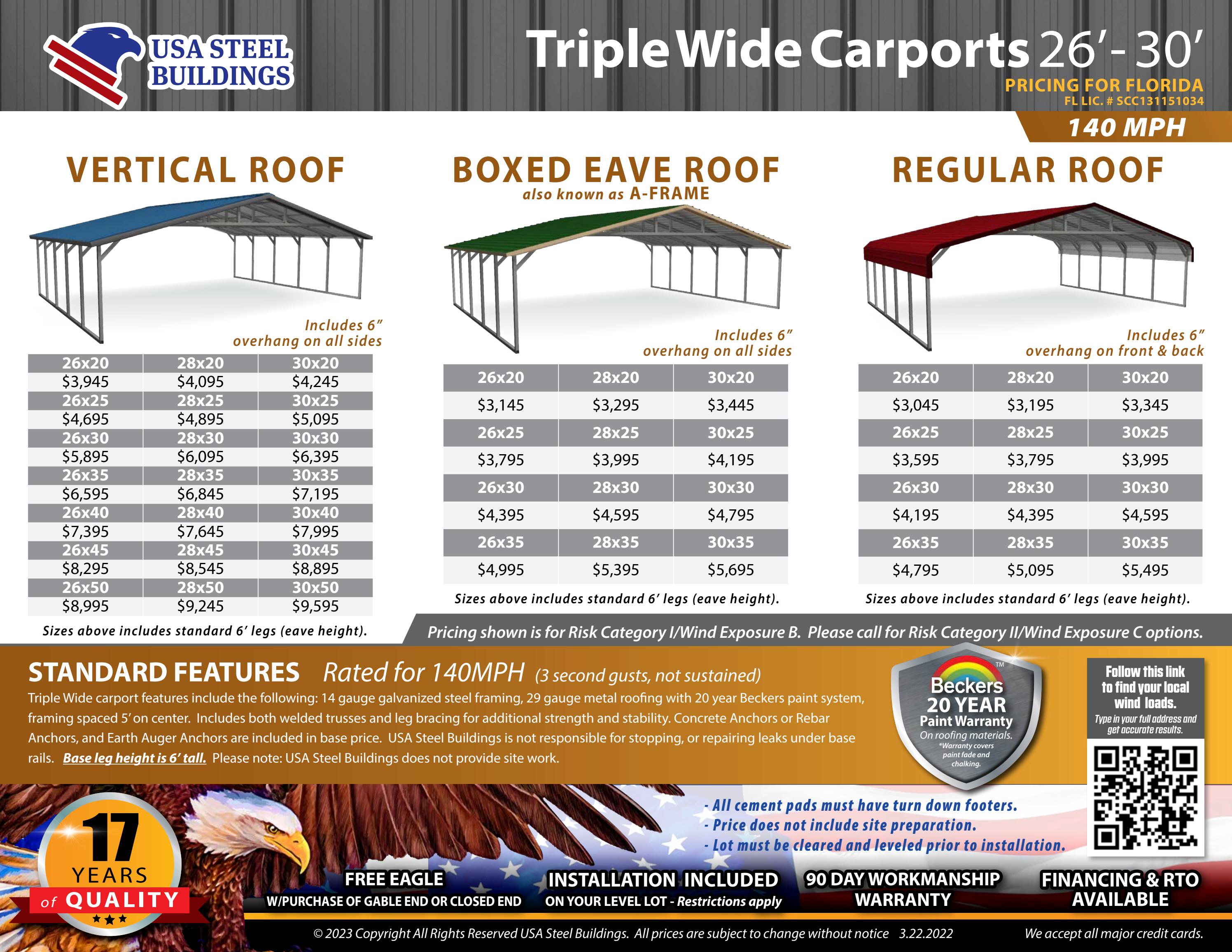 USA GOLD 140 3.23-TRI-WEB by Eagle Carports - Issuu