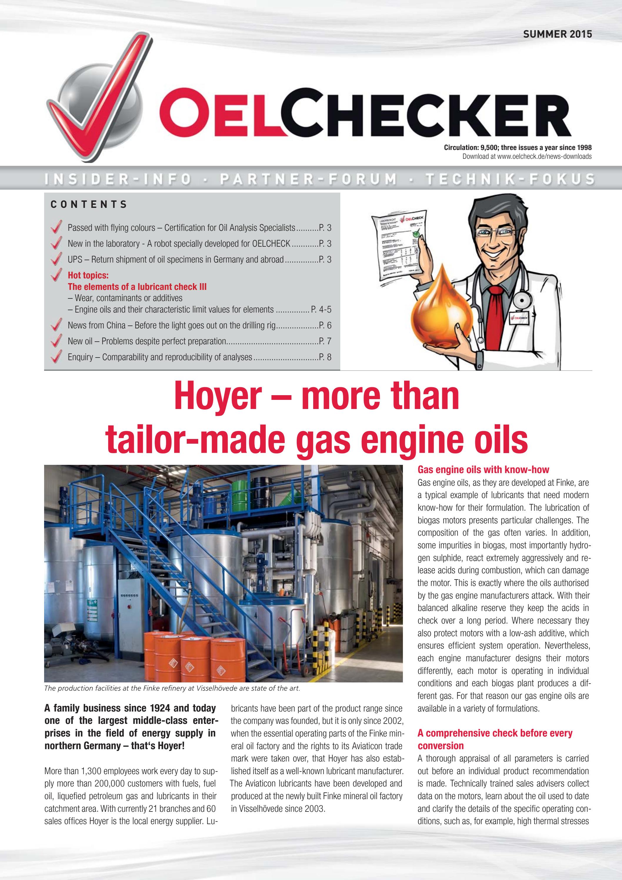 OELCHECKER Summer 2015 (English) by oelcheck - Issuu