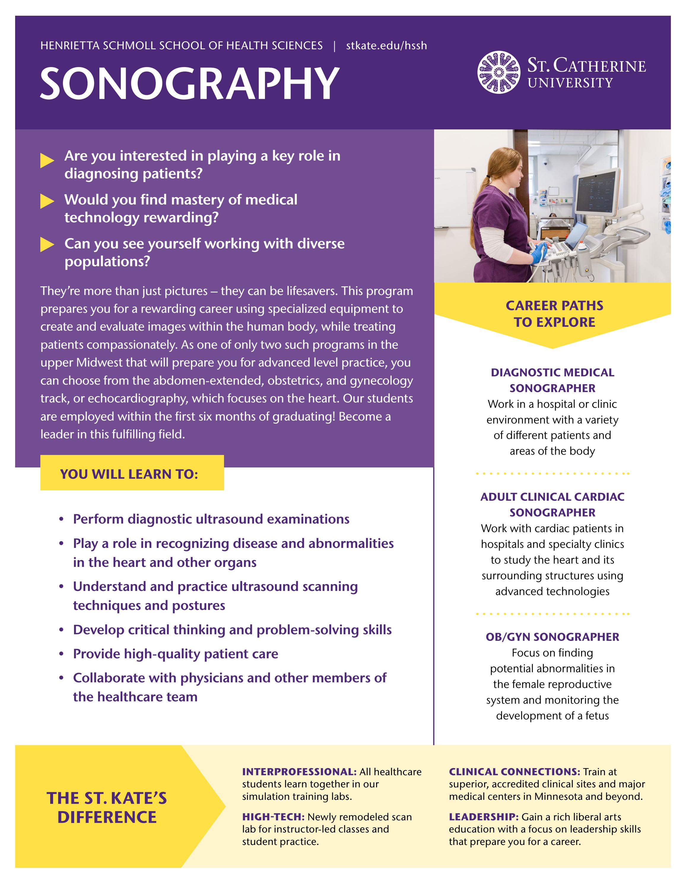 College for Women: Sonography by St. Catherine University - Issuu
