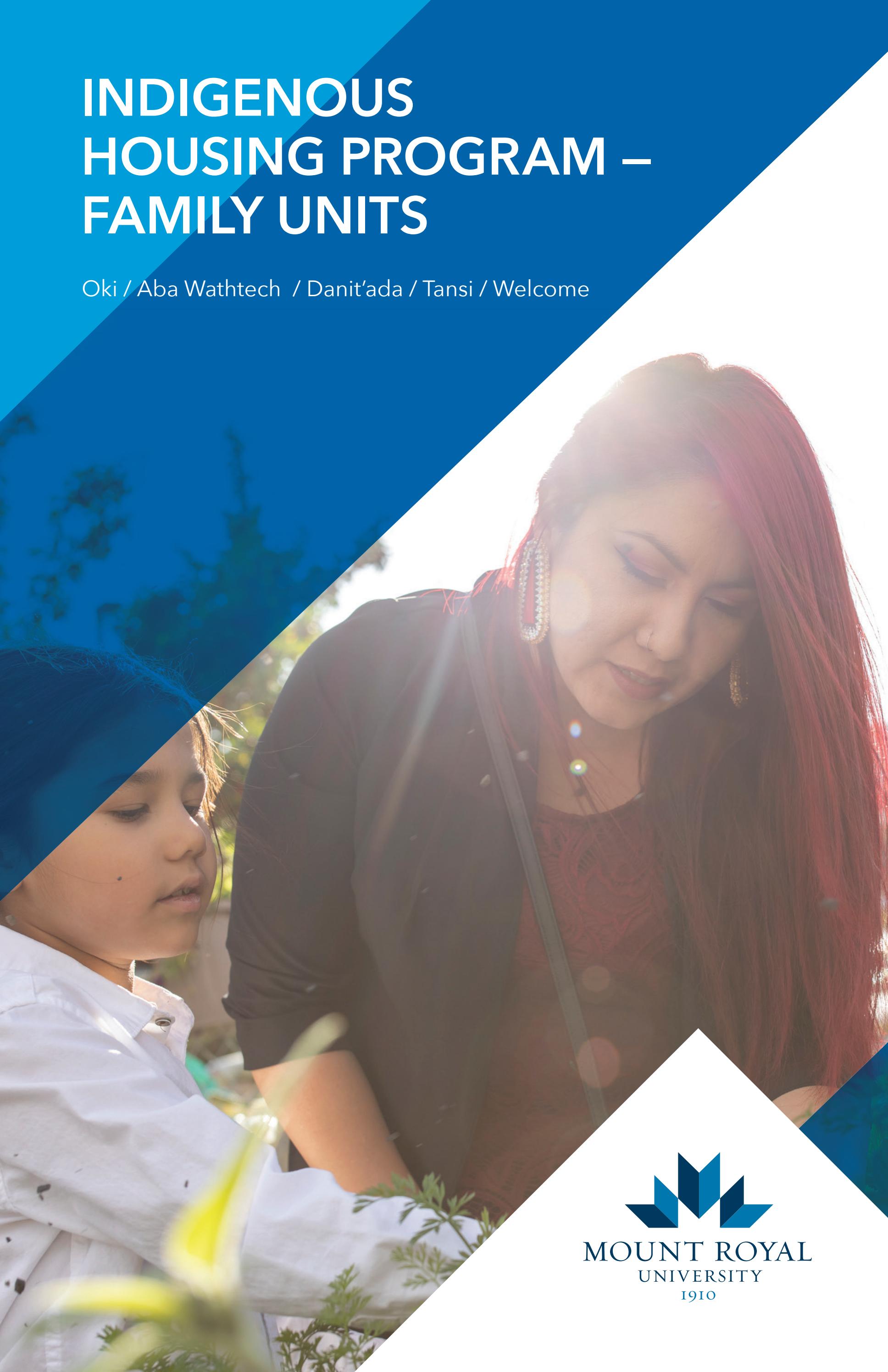 Indigenous Housing Program – Family Units by Mount Royal University - Issuu