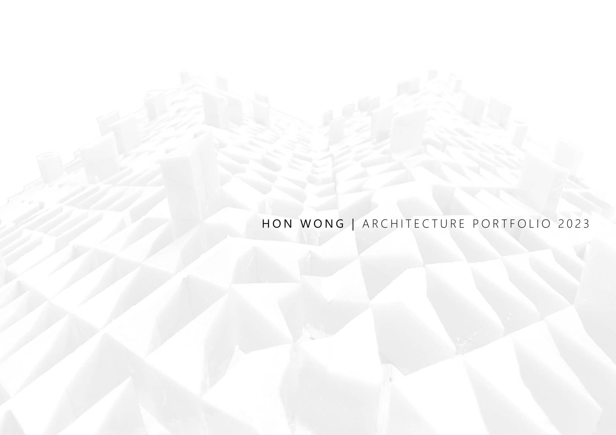 Hon Wong Architecture Portfolio 2023 by Hon Wong - Issuu