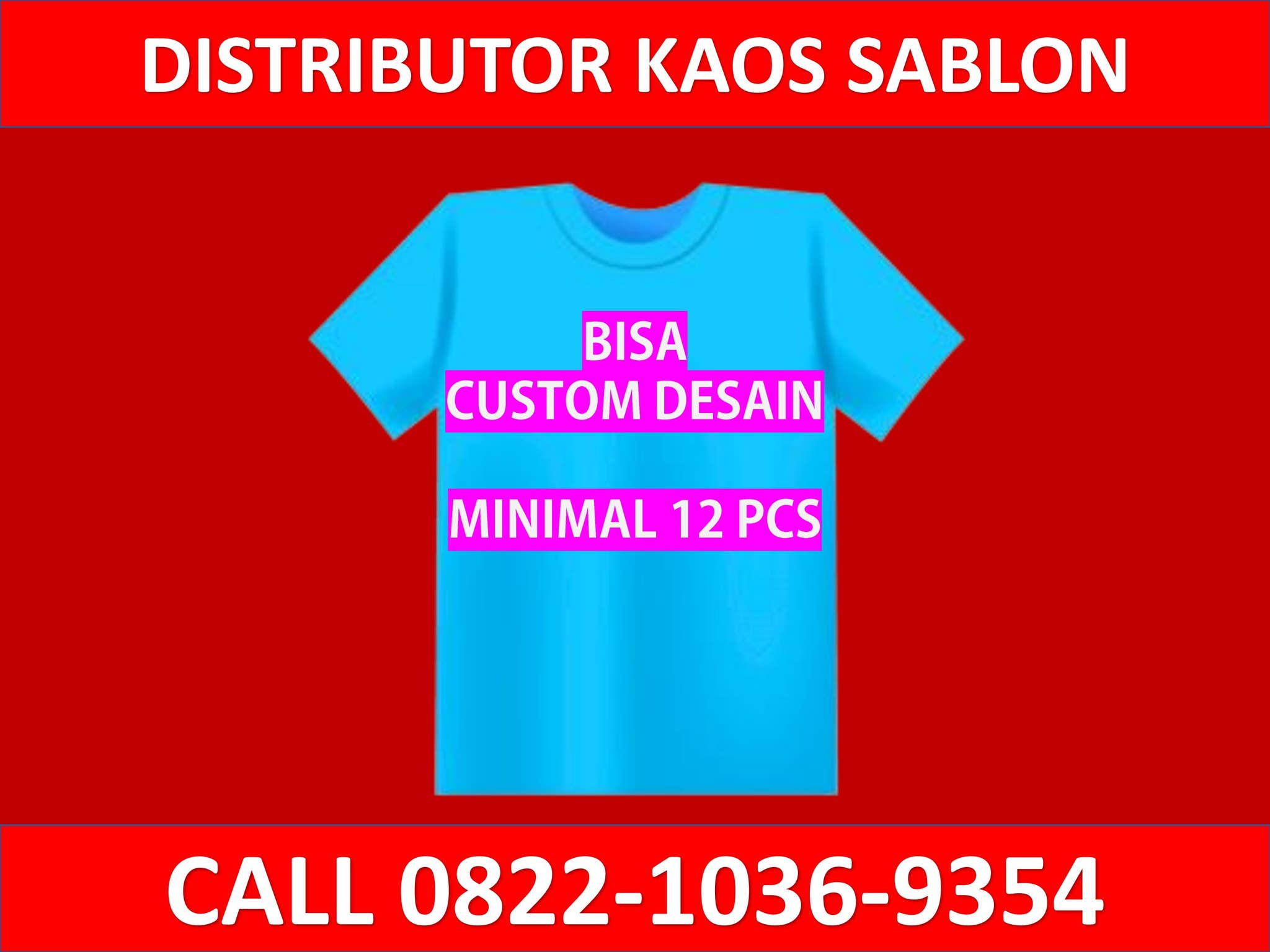 SDAH PENGALAMAN, Call 0822-1036-9354, Jasa Baju Sablon SD Telaga ...