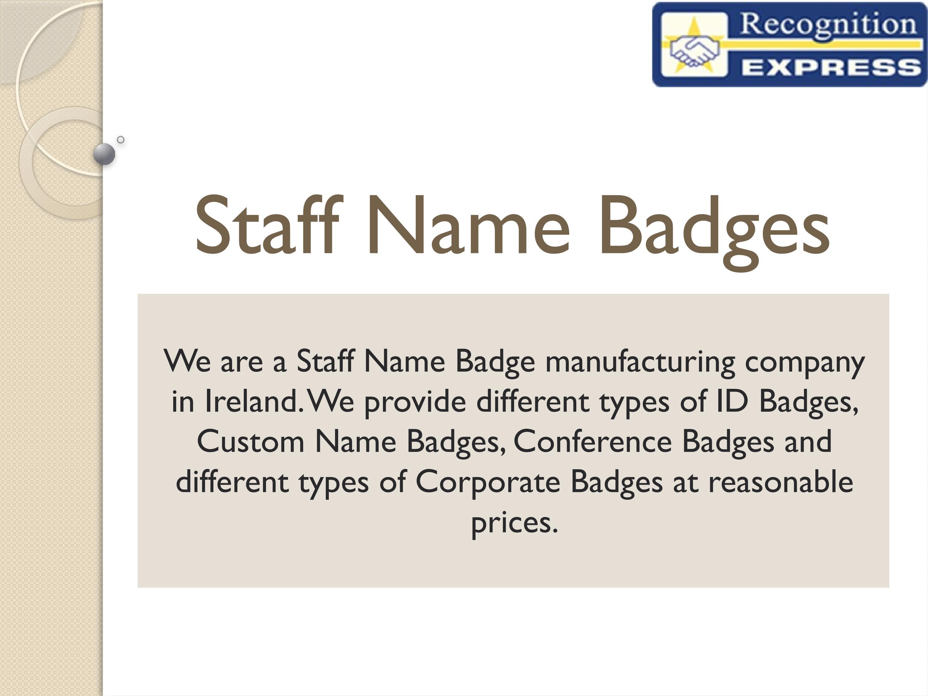 Staff Name Badges By Recognitionexpress Issuu staff-name-badges-by-recognitionexpress-issuu