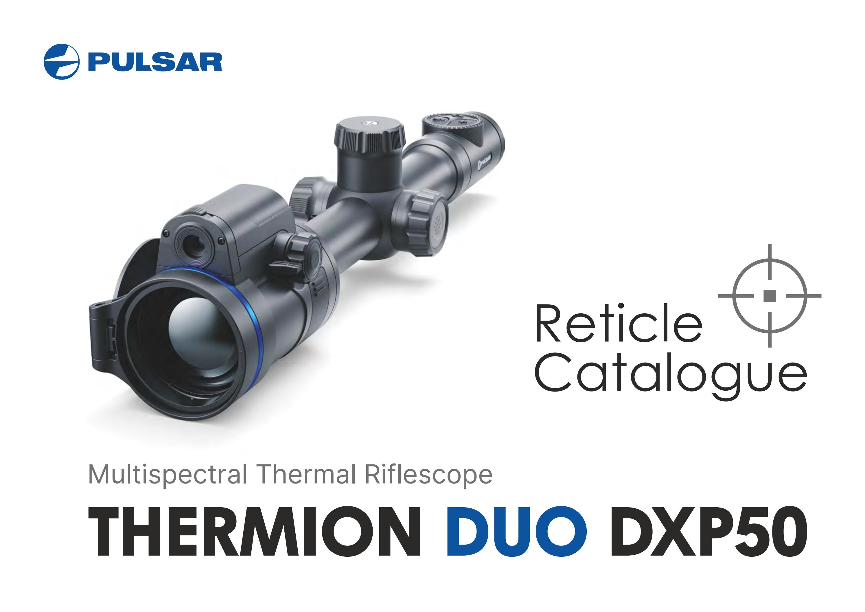 Thermion Duo DXP50 Multispectral Riflescope | Reticle Catalogue by ...