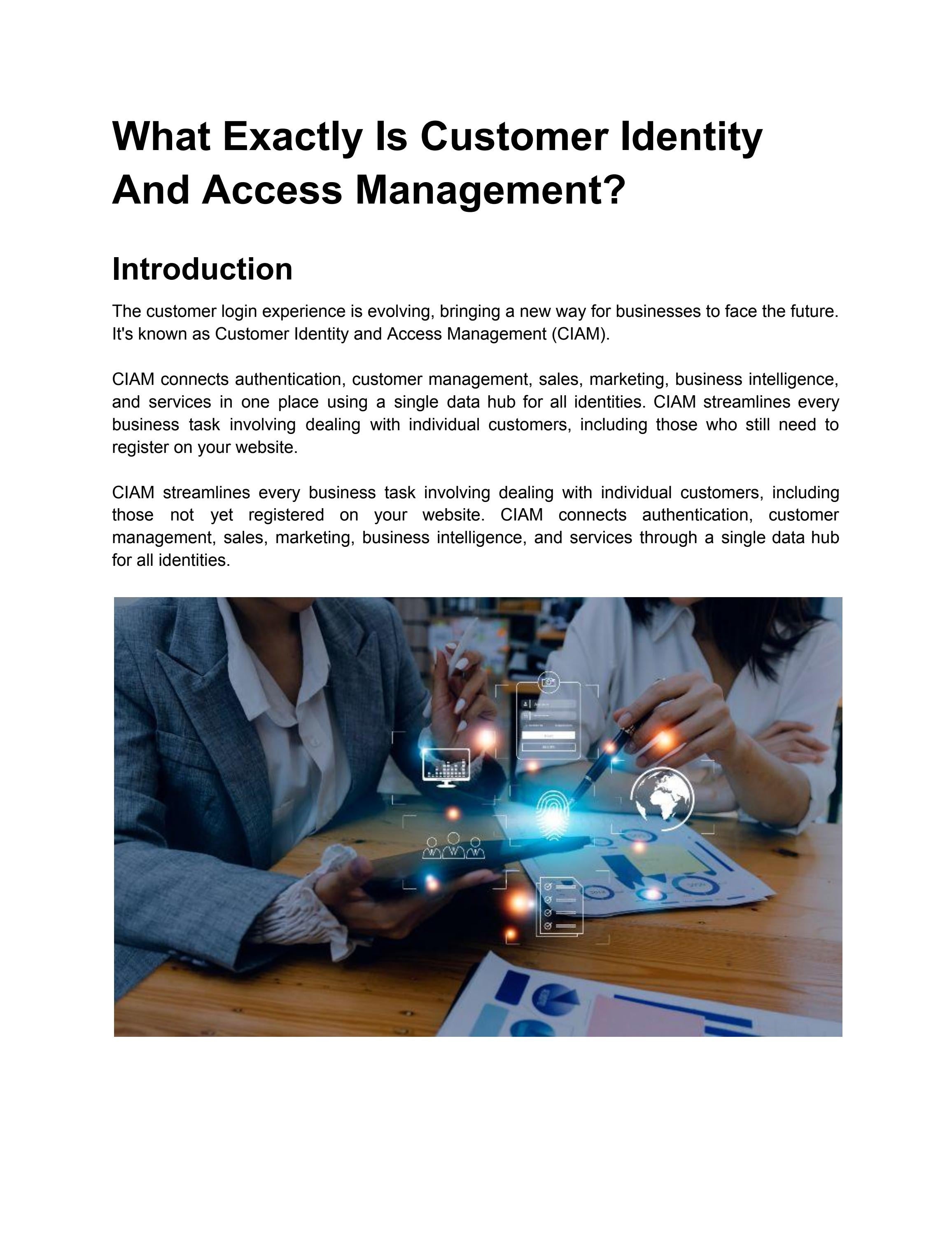 What Exactly Is Customer Identity And Access Management? by Caroline ...