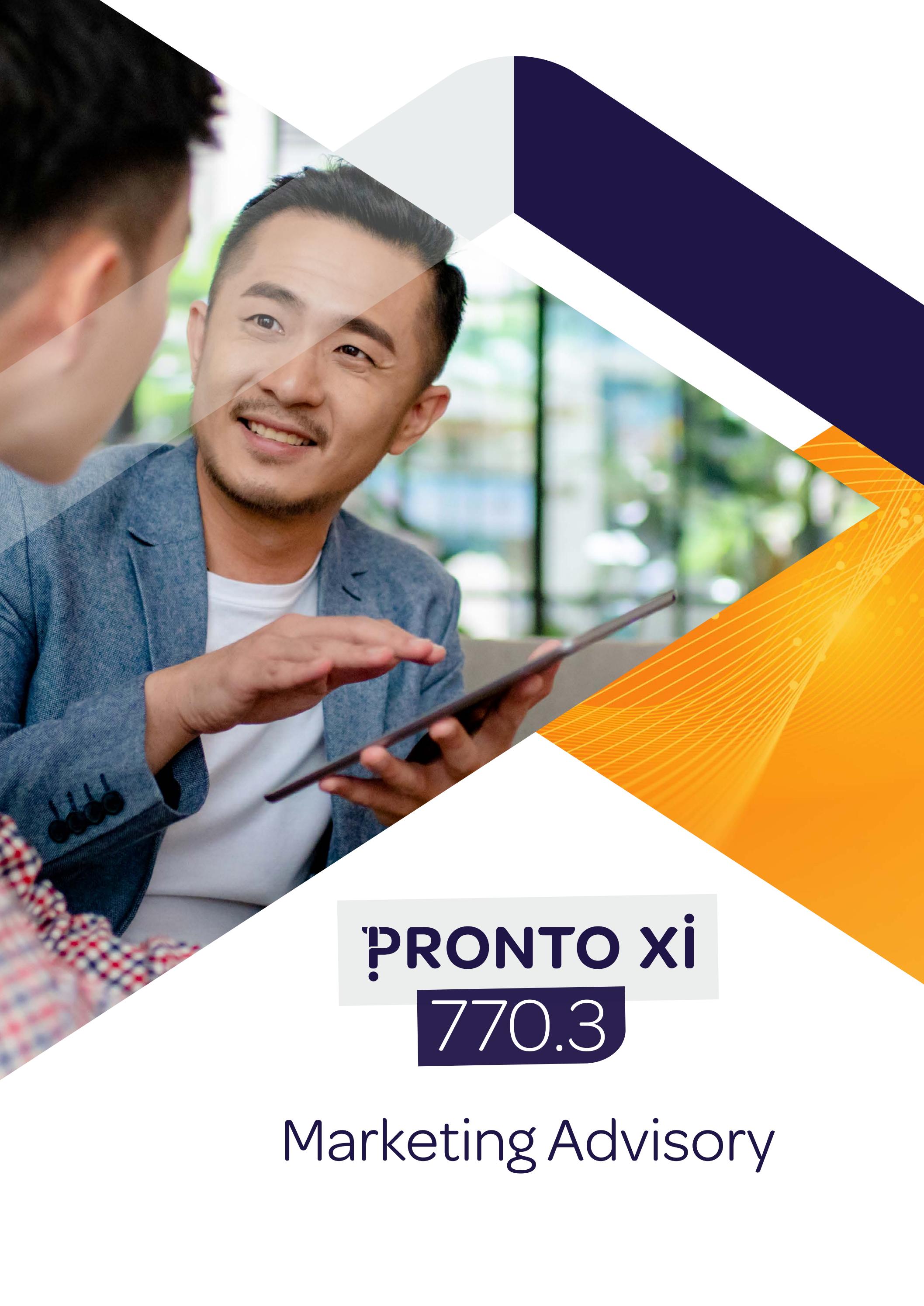 Pronto Xi 770.3 Marketing Advisory by Pronto Software - Issuu