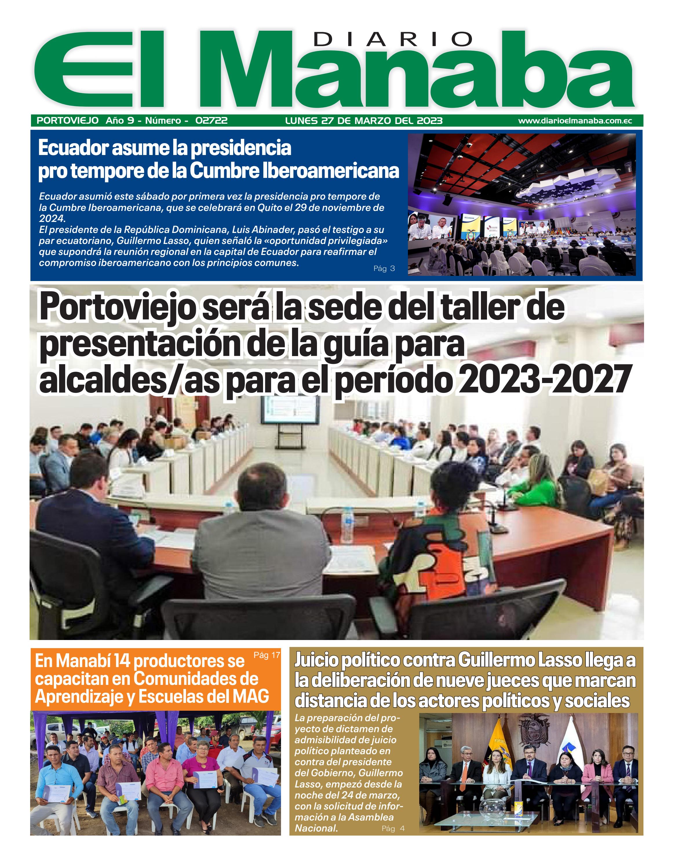 LUNES 27 DE MARZO DEL 2023 by El Manaba - Issuu