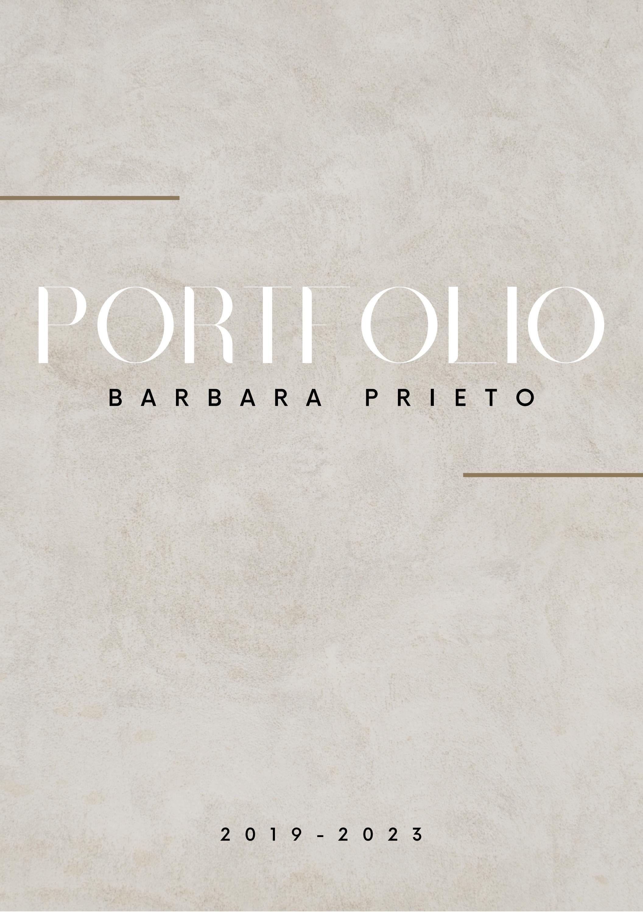 Barbara Prieto Portfolio by Barbara Prieto - Issuu