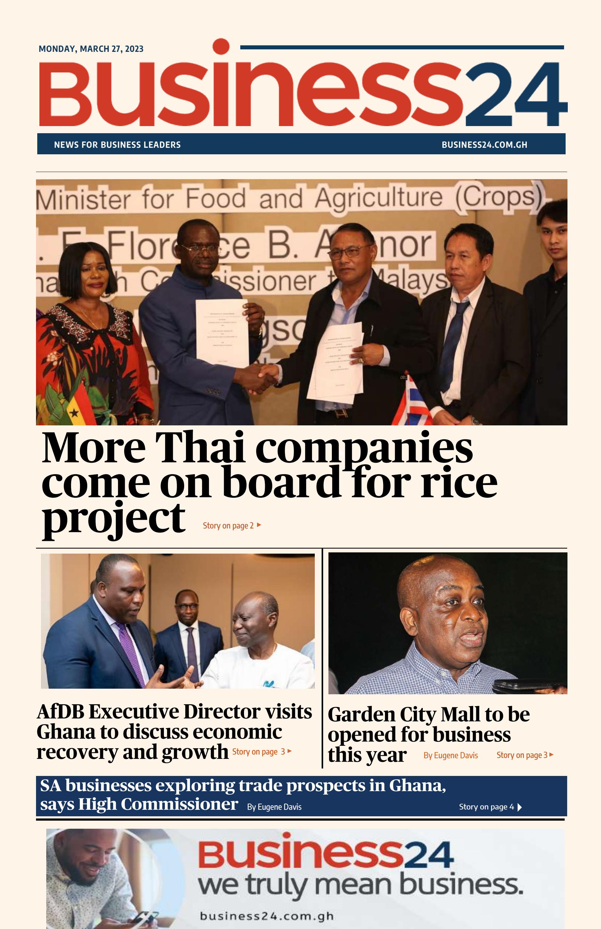 Business24 Newspaper 27 March 23 by Business24 Online - Issuu