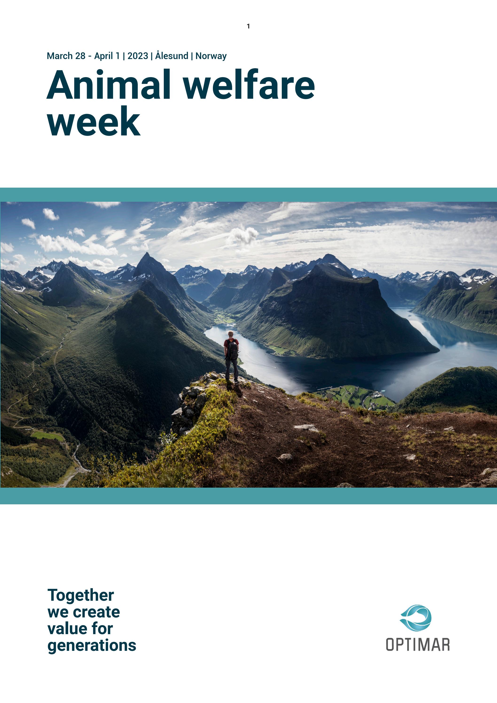 Animal welfare week program by Optimar - Issuu