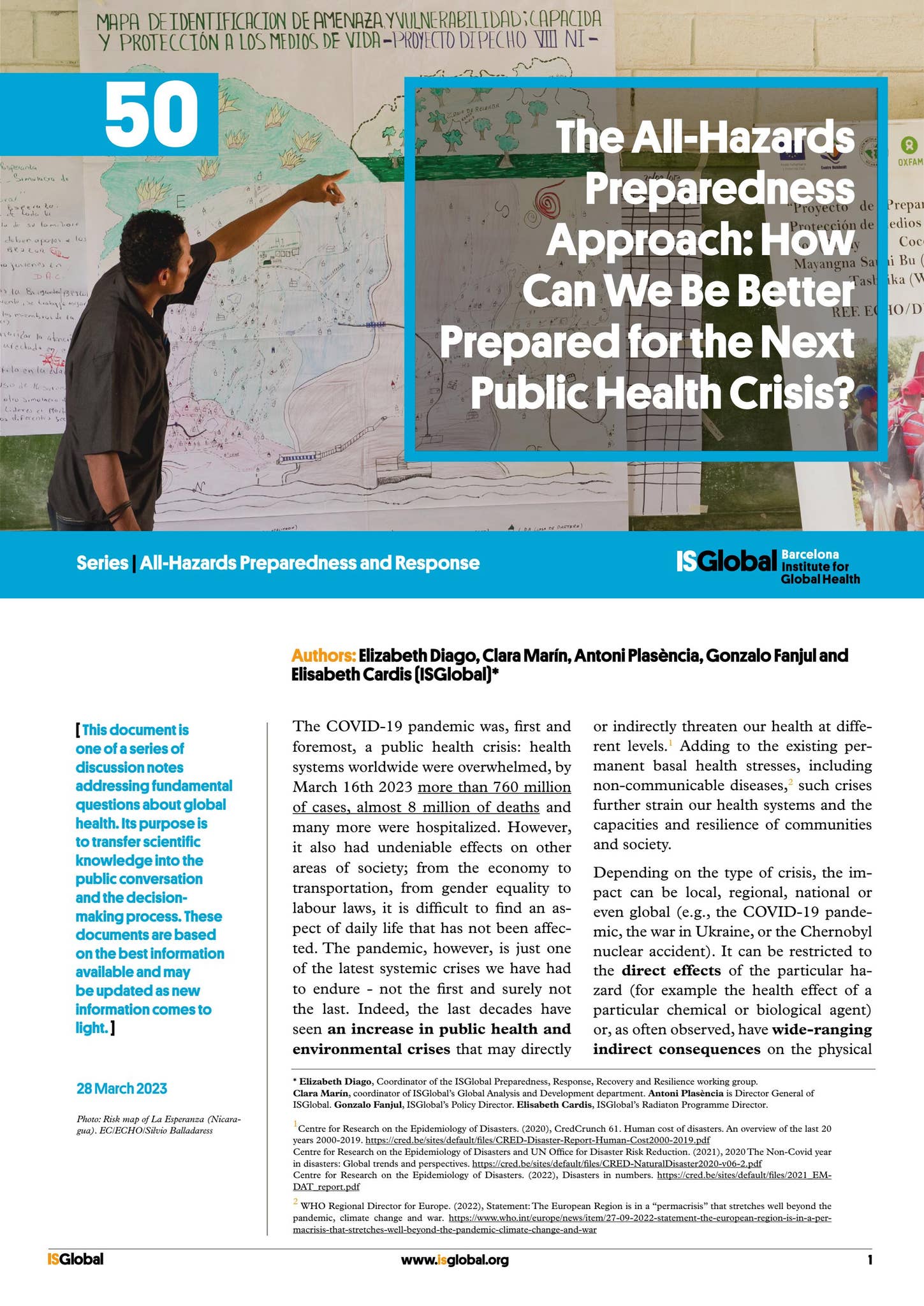 The All-Hazards Preparedness Approach: How Can We Be Better Prepared ...