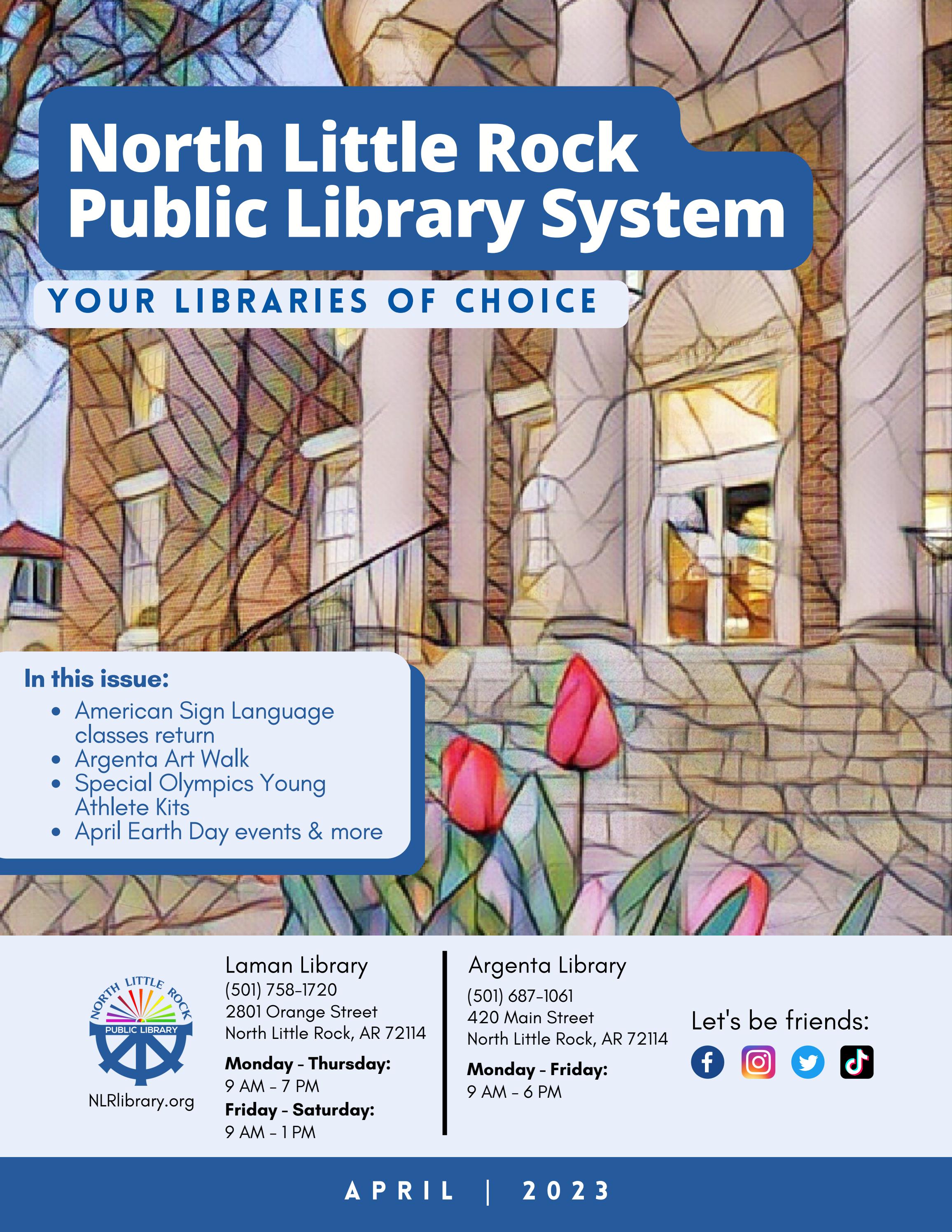 April 2023 North Little Rock Public Library by lamanlibrary - Issuu
