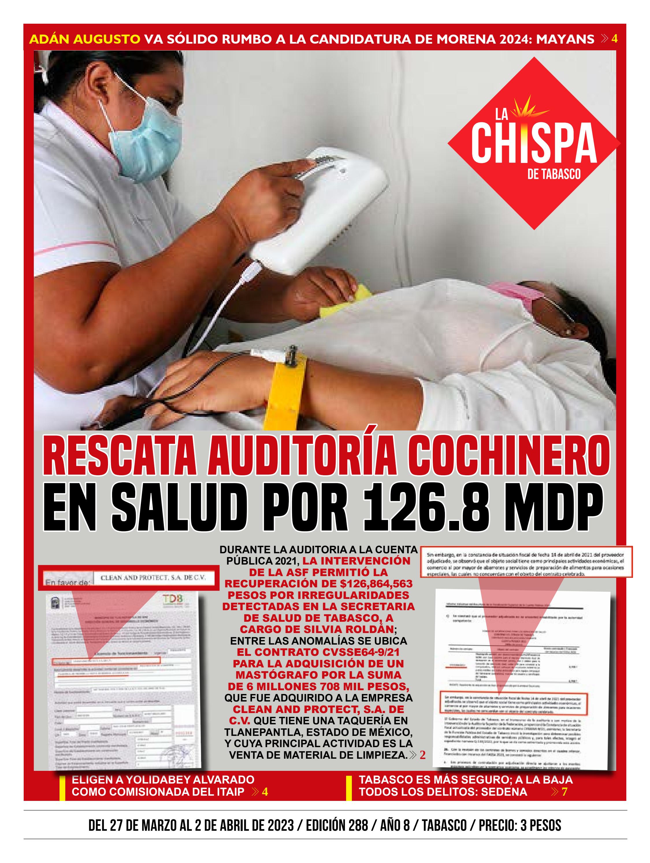 Semanario La Chispa de Tabasco, edición 288 by Revista LaChispa - Issuu