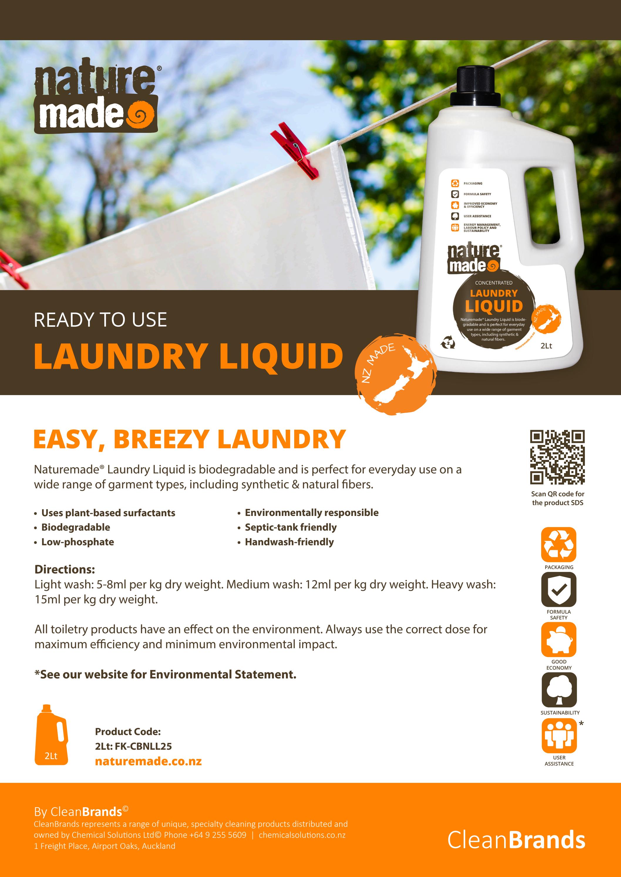 NM Laundry Liquid PI by ChemicalSolutionsLtd - Issuu