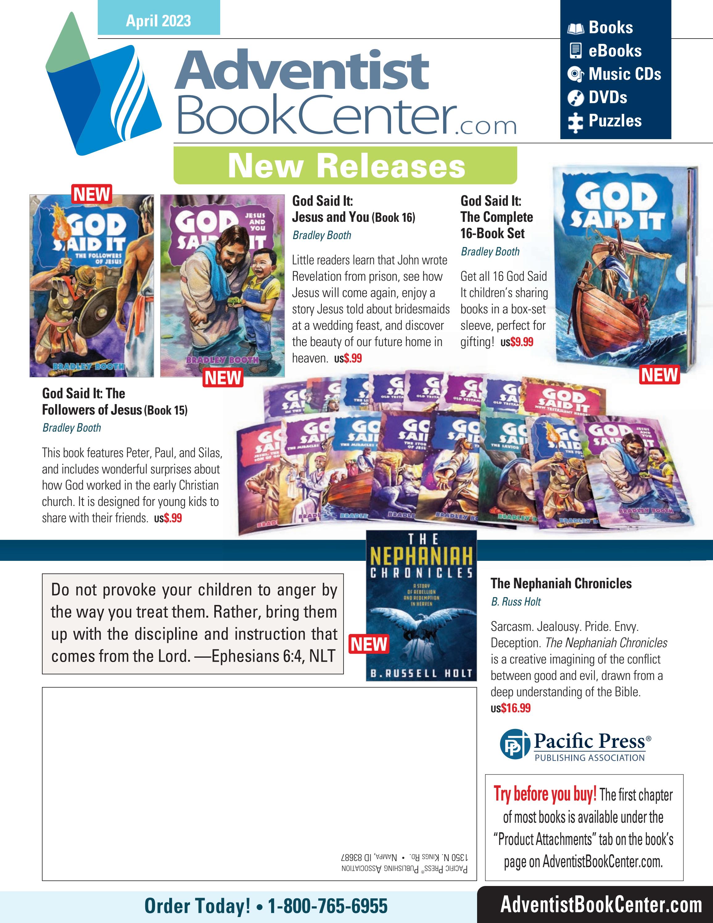 April 2023 Deal of the Month Newsletter by Pacific Press Publishing ...