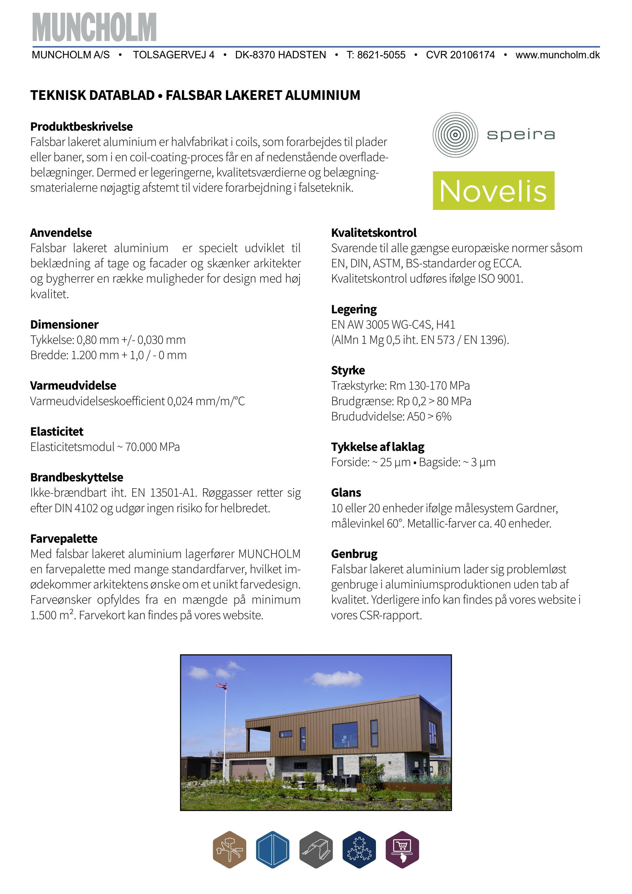 Teknisk datablad > Falsbar lakeret aluminium by Muncholm A/S - Issuu