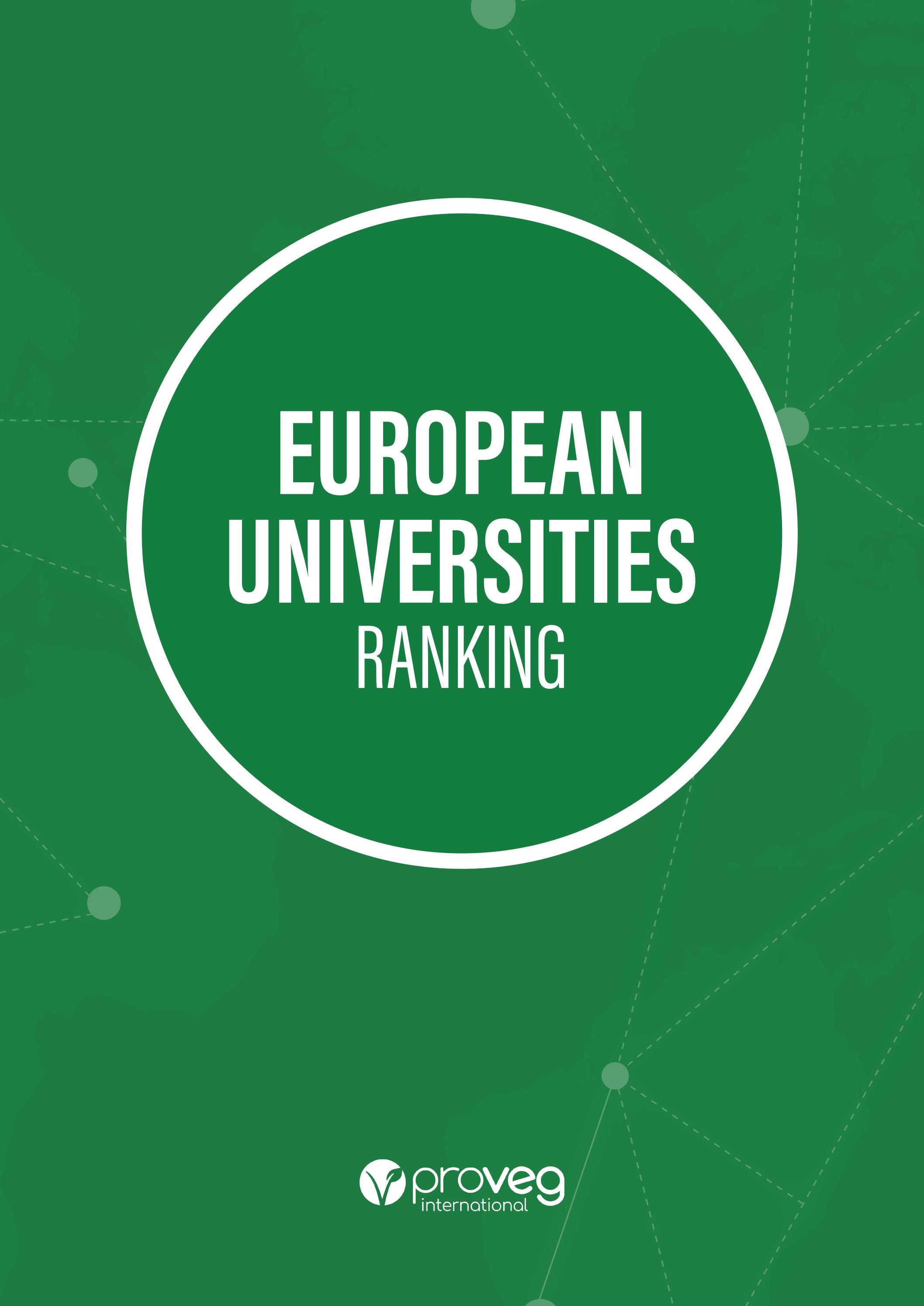 European Universities Ranking by ProVeg_International - Issuu