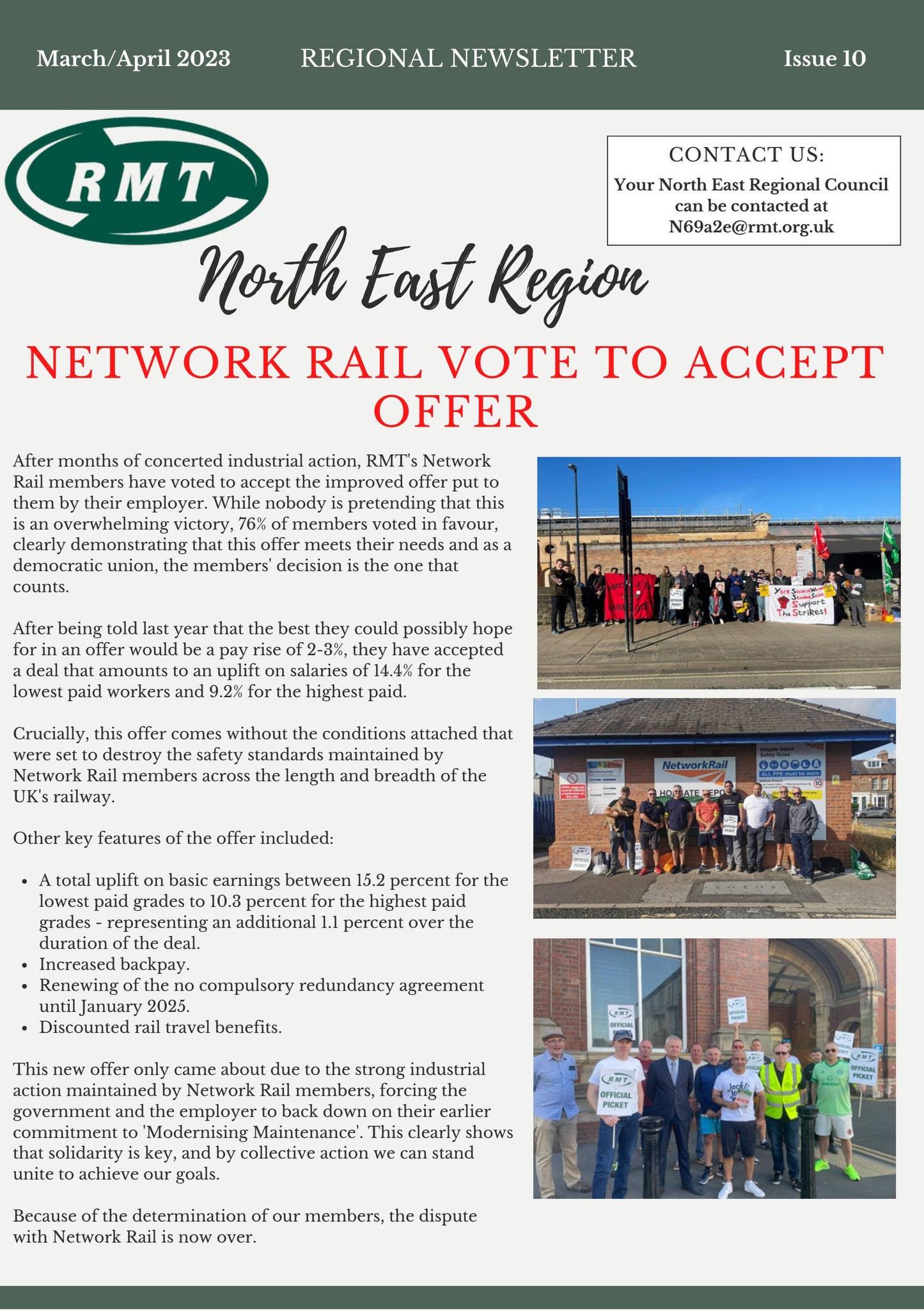 North East Region Newsletter April 2023 by RMT Union - Issuu