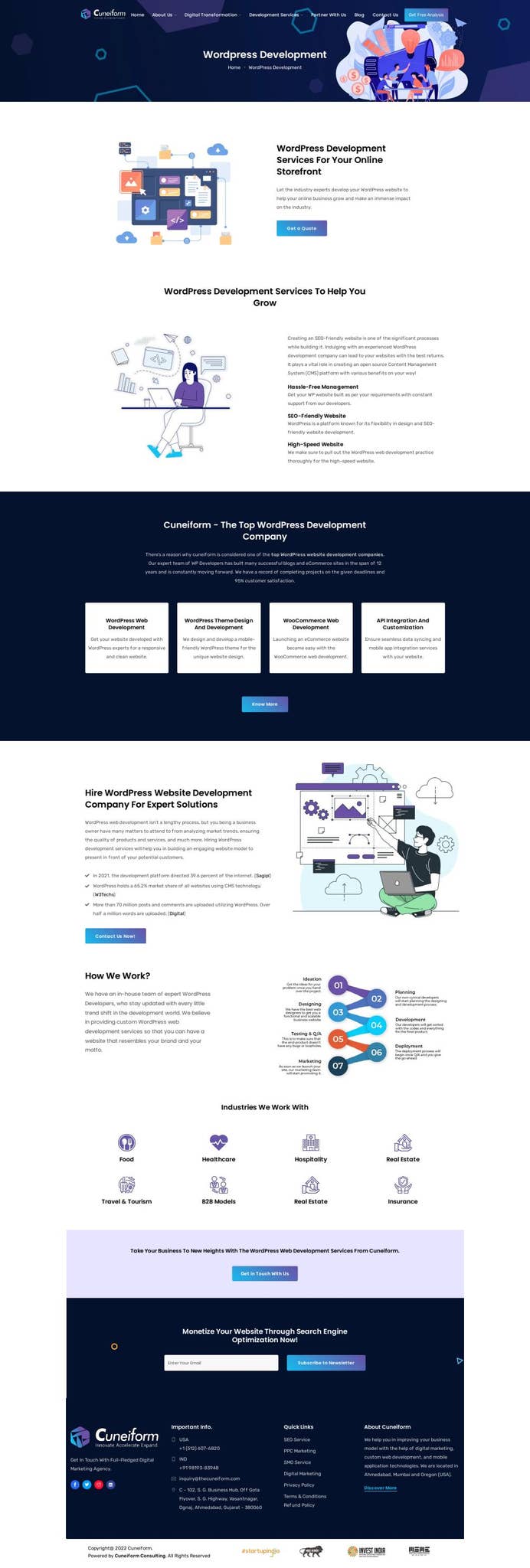 WordPress Website Development Company, Ahmedabad by Sarah David - Issuu