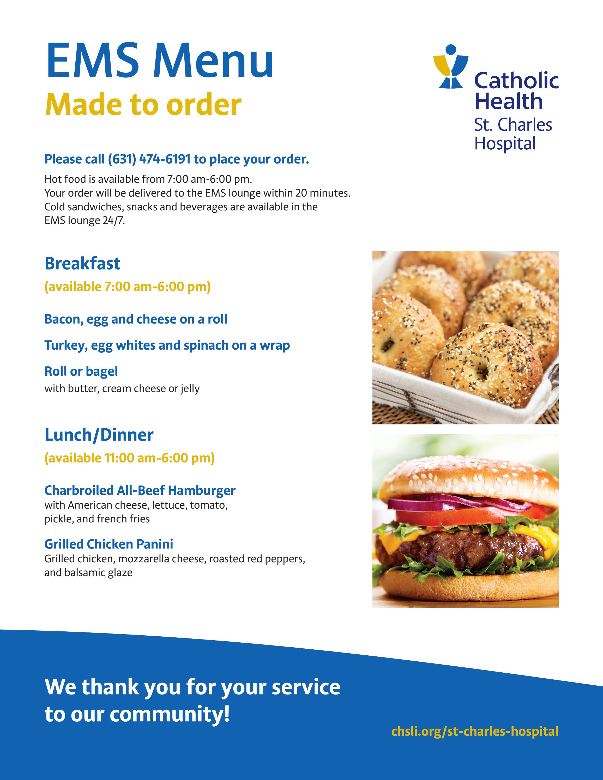 SCH EMS Menu by catholichealthLI - Issuu