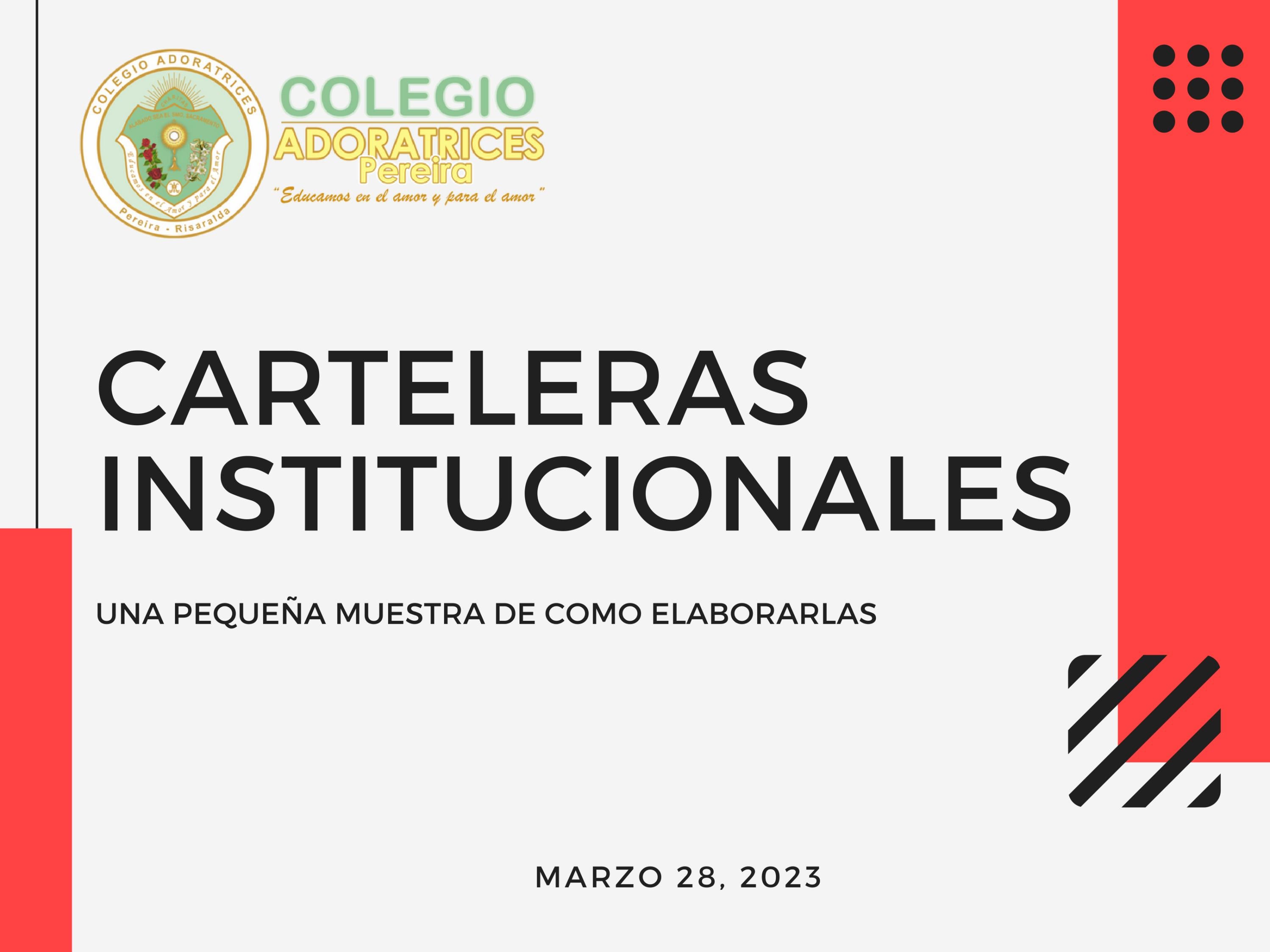 CARTELERAS INSTITUCIONALES by colegio la anunciacion pereira - Issuu