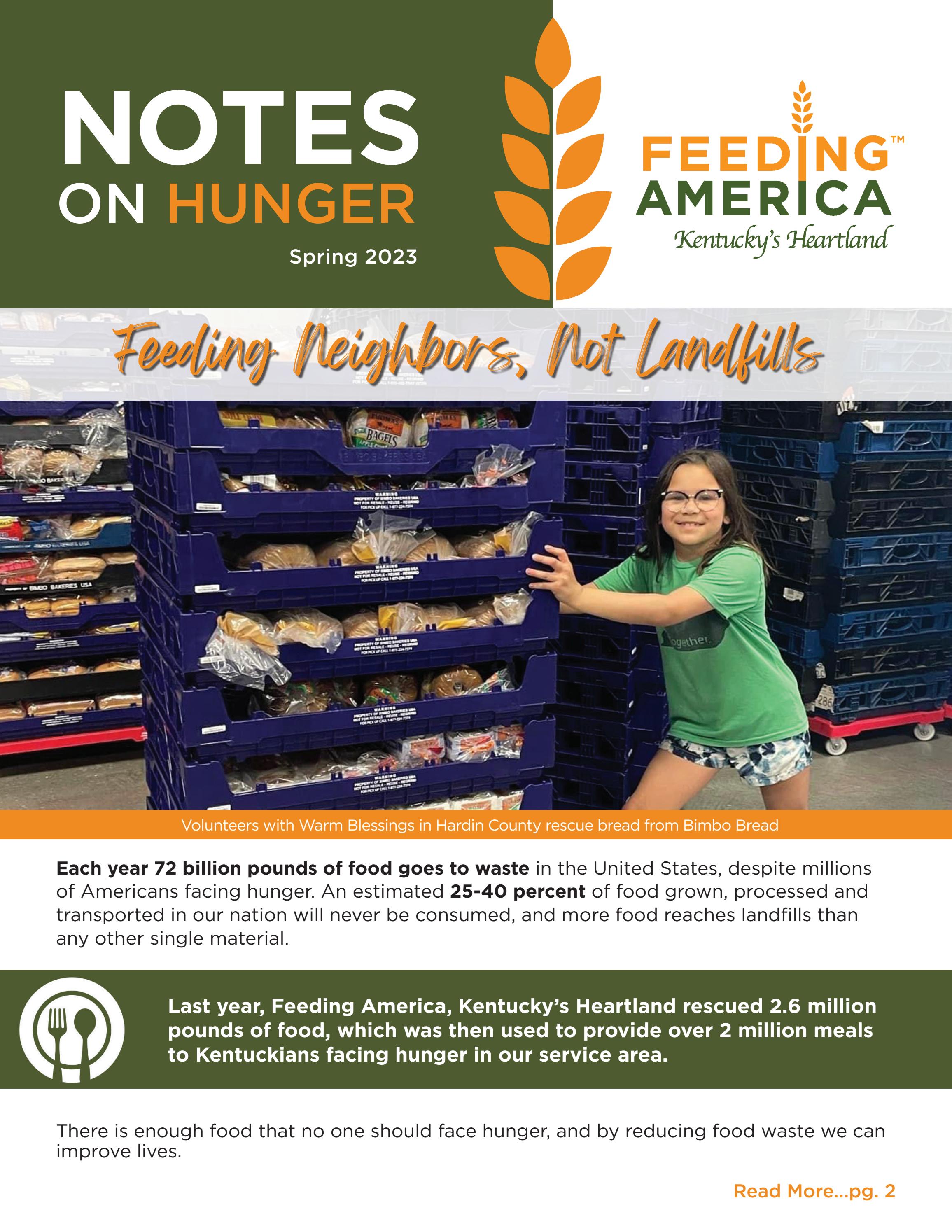 Feeding America, Kentucky's Heartland - "Notes on Hunger" - 2023 Spring ...